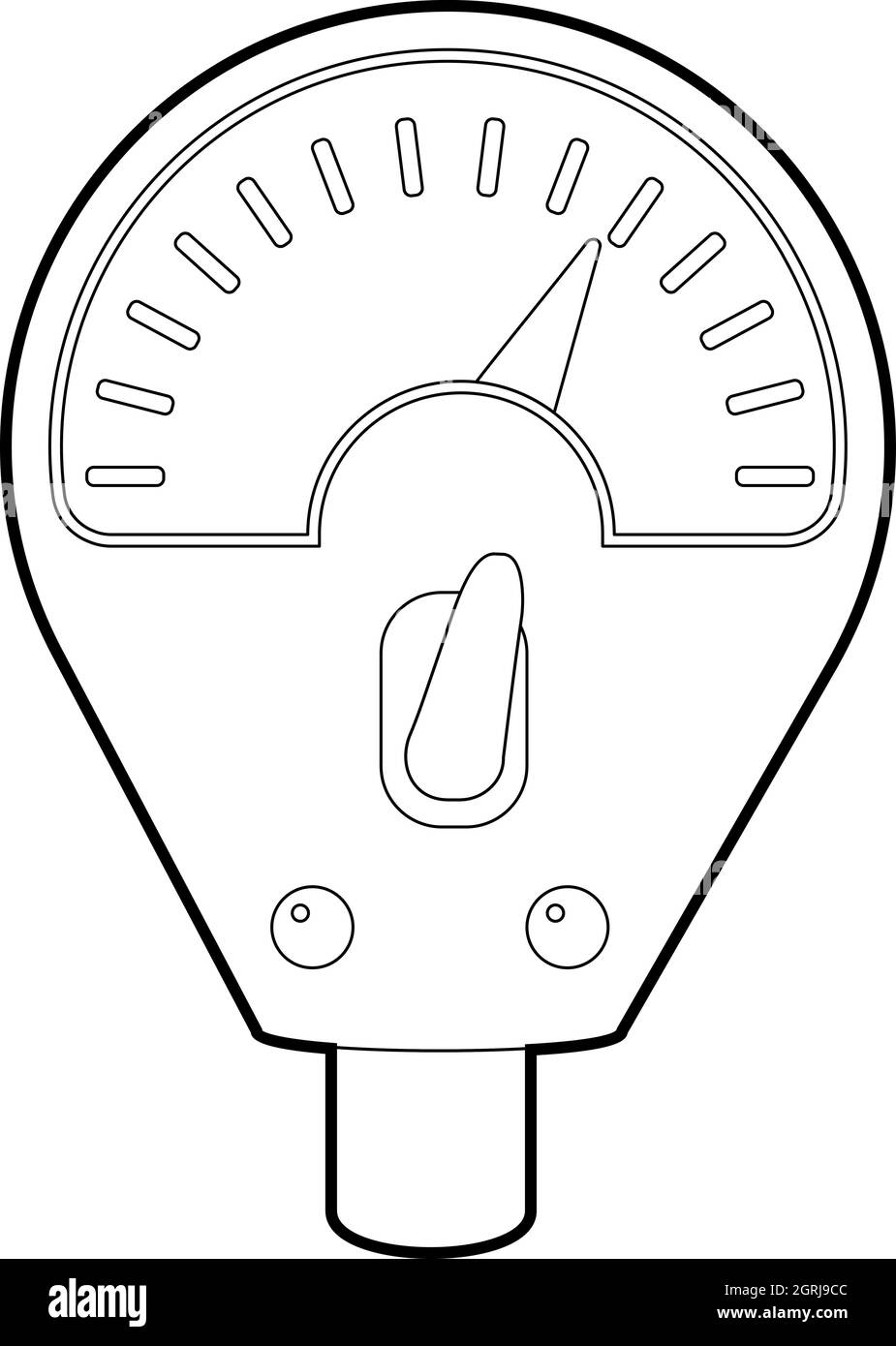 Car park meter ticket Stock Vector Images - Alamy