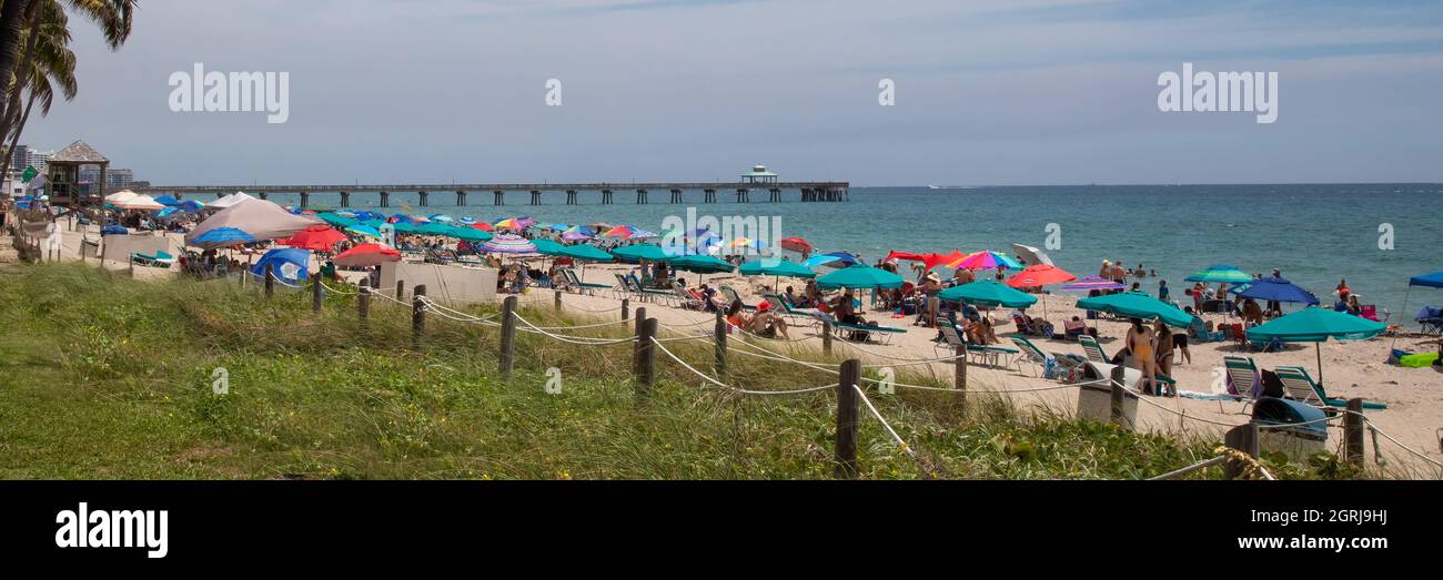 DEERFIELD BEACH FLORIDA, UNITED STATES - May 31, 2021: The Deerfield ...