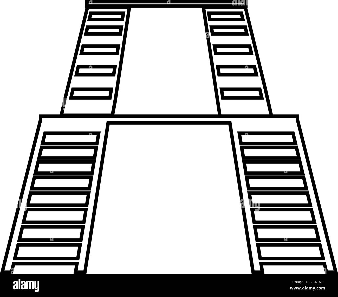 Level up icon outline Stock Vector Images - Alamy