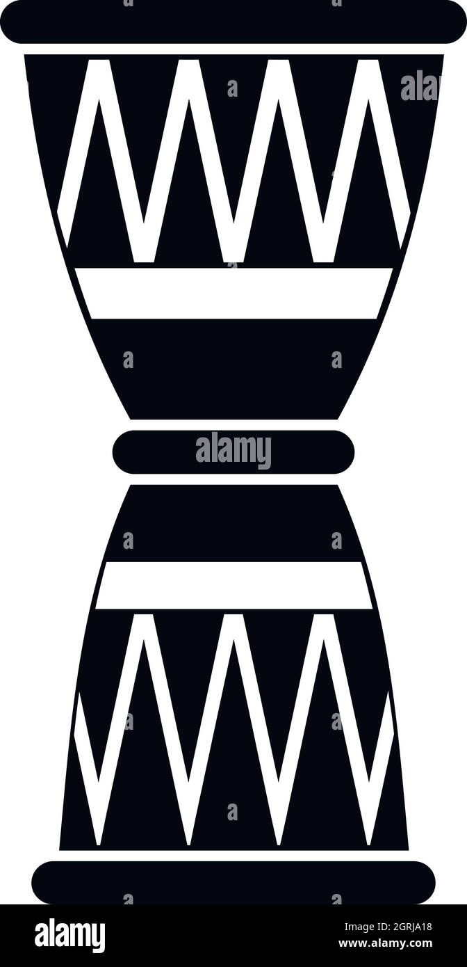 African drum icon, simple style Stock Vector Image & Art - Alamy