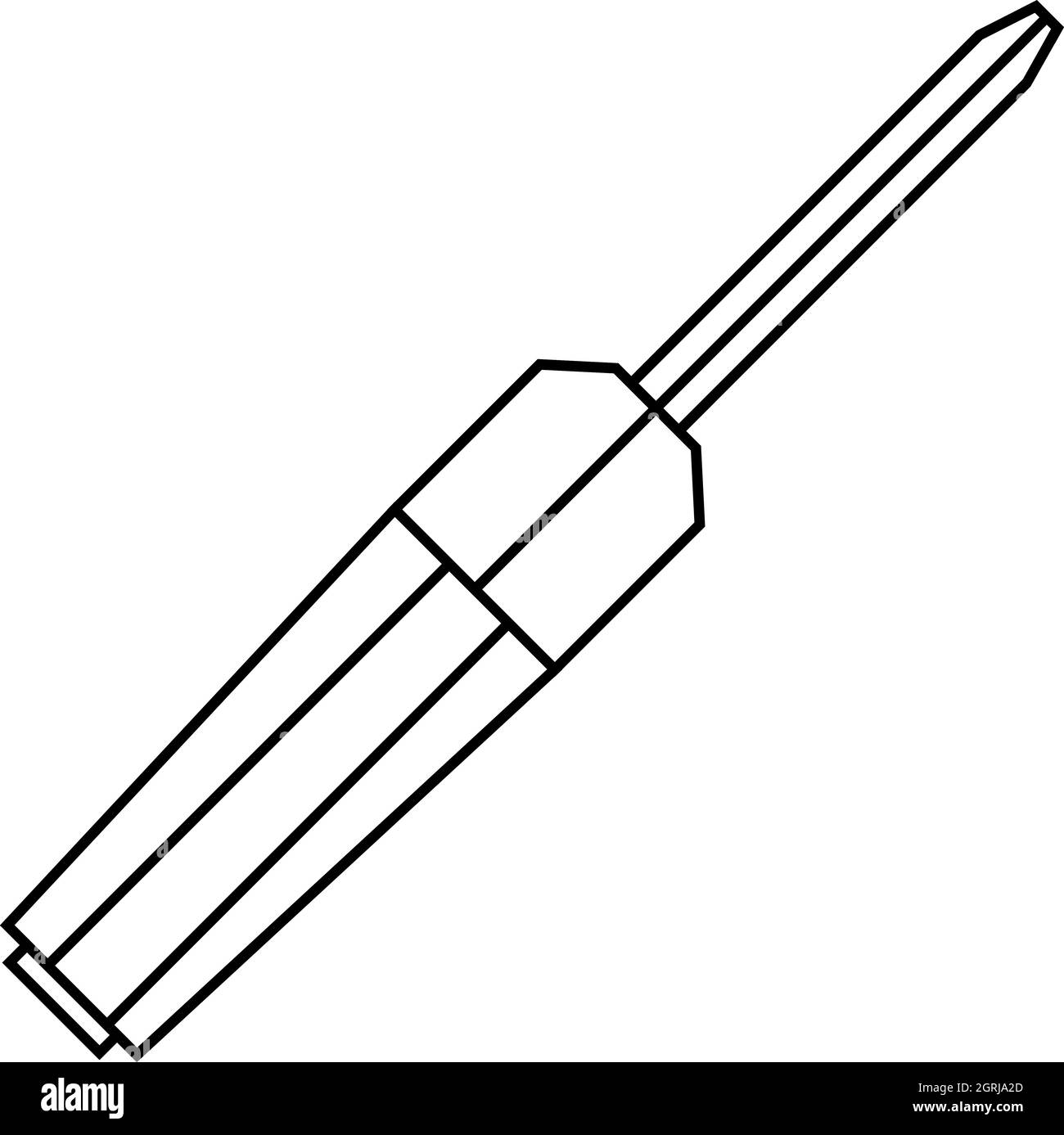 Screwdriver illustration Black and White Stock Photos & Images - Alamy