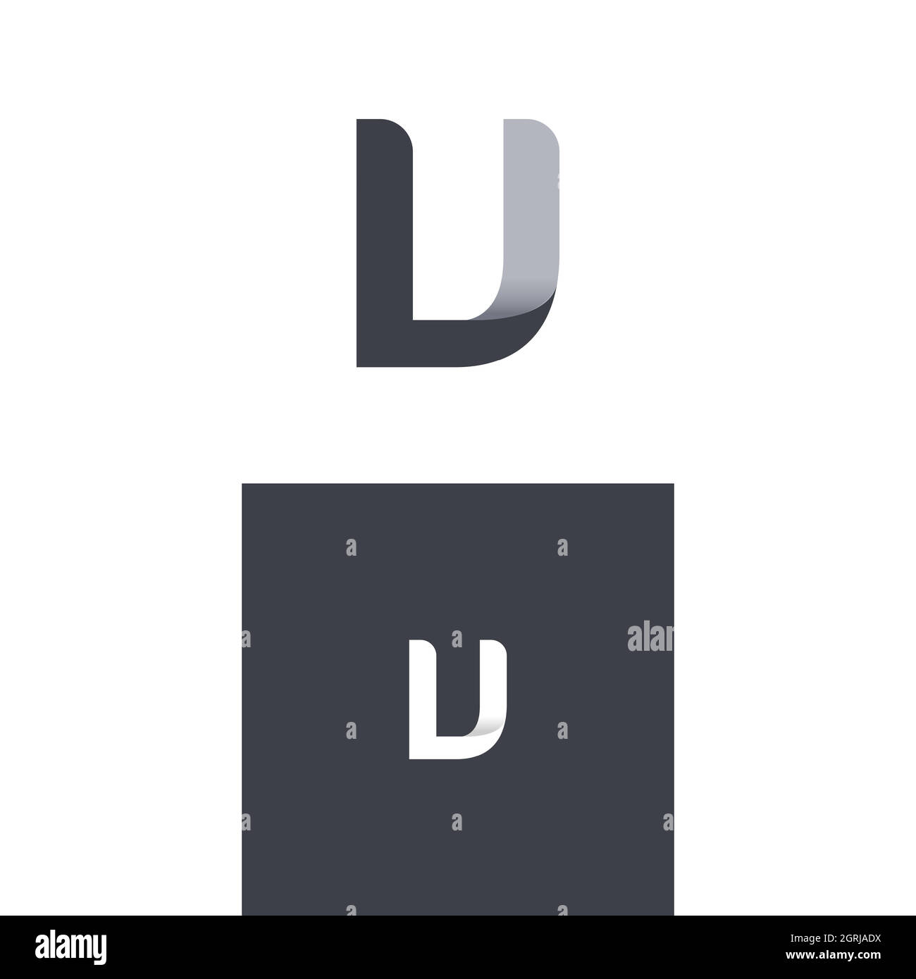 Creative modern letter LU logo design concept vector. Initial LU letter ...