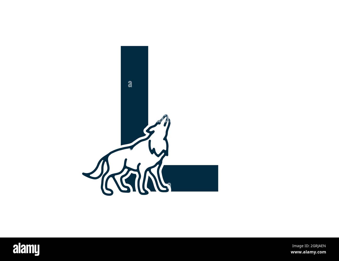 Letter l wolf hi-res stock photography and images - Alamy