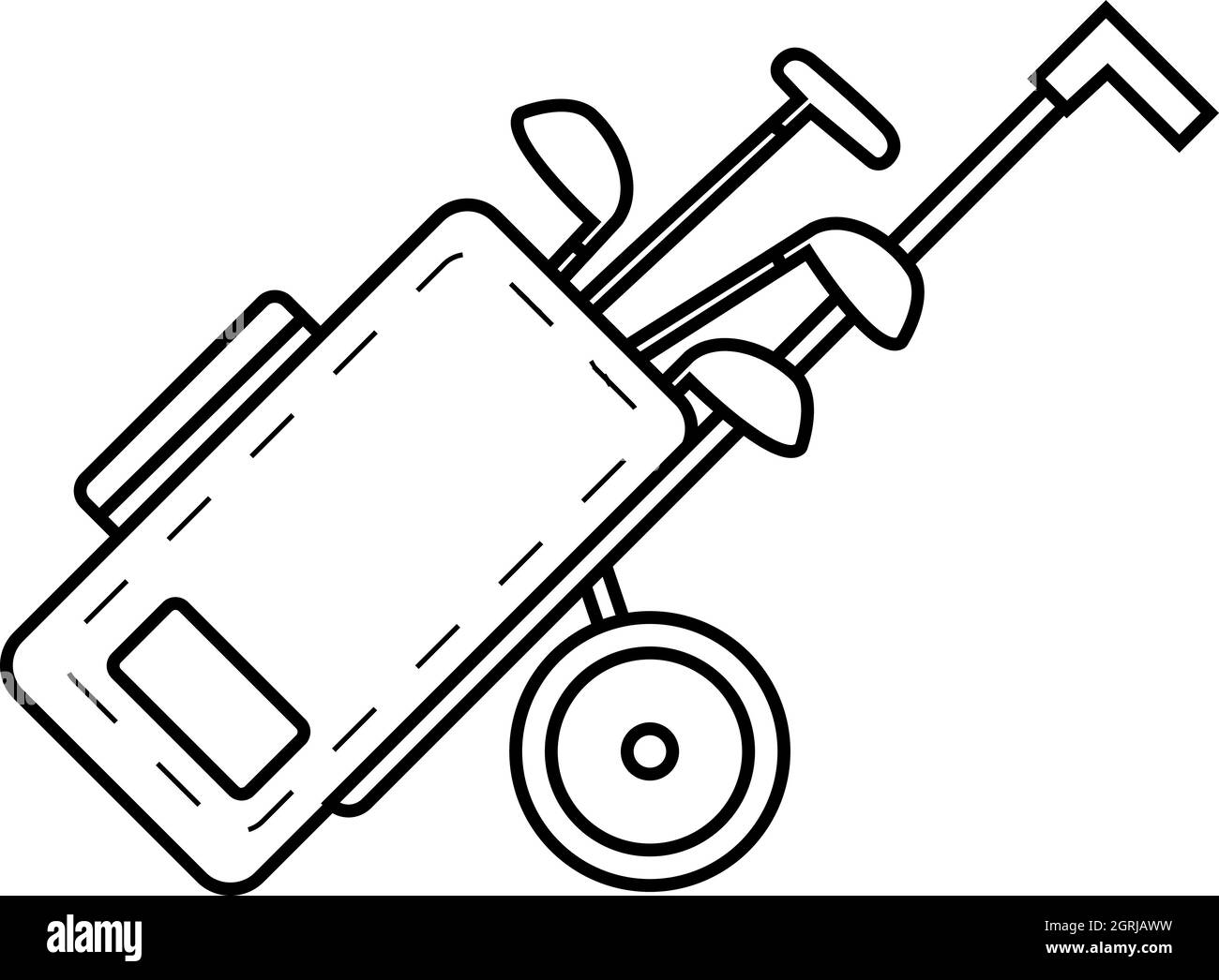 Golf cart hobby icon Cut Out Stock Images & Pictures - Alamy