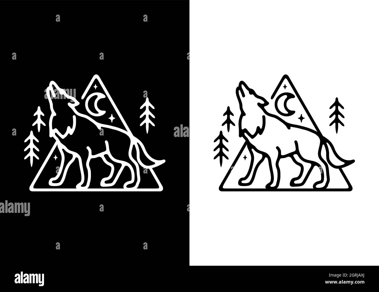 Wolf line hi-res stock photography and images - Alamy