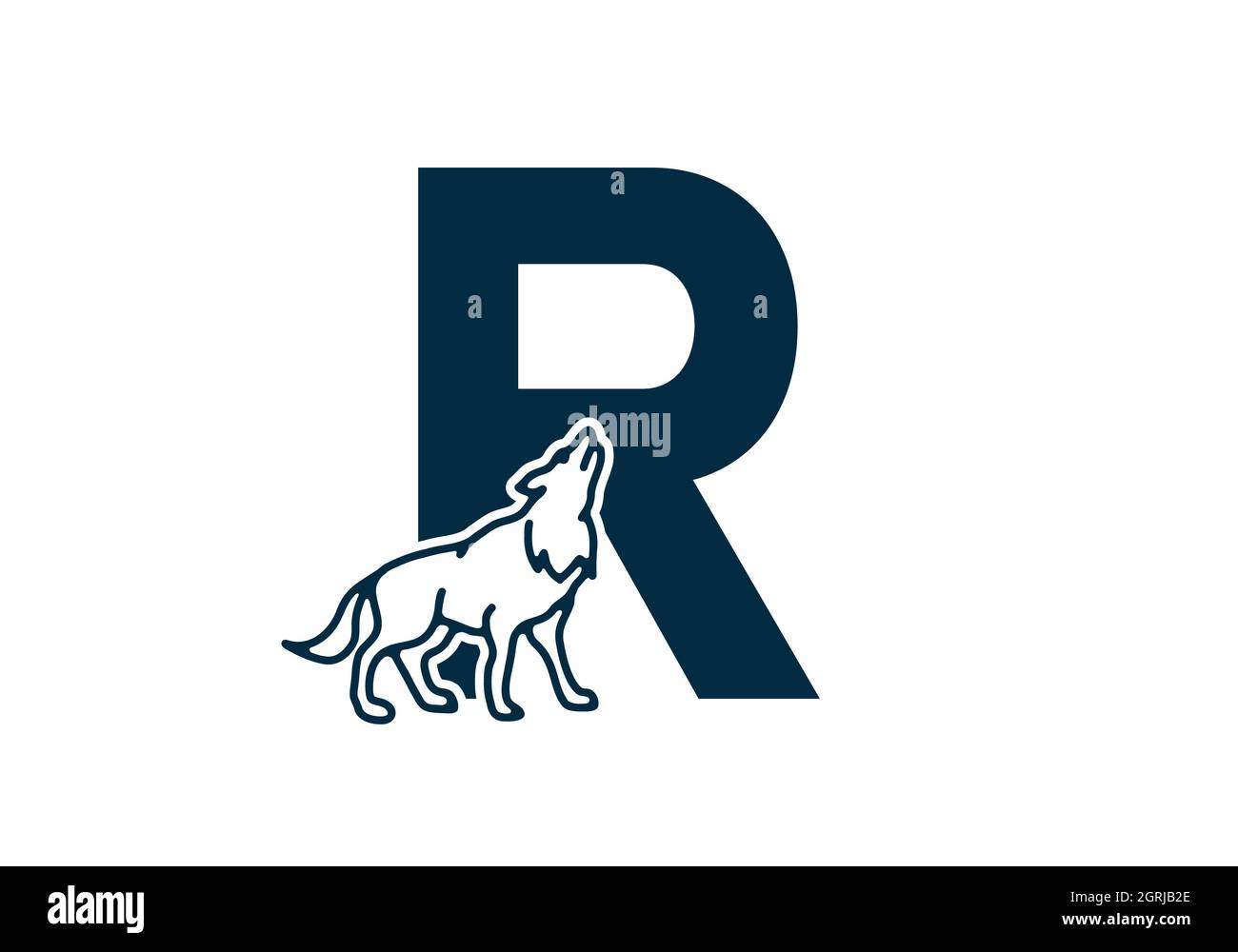 R wolf Stock Vector Images - Alamy