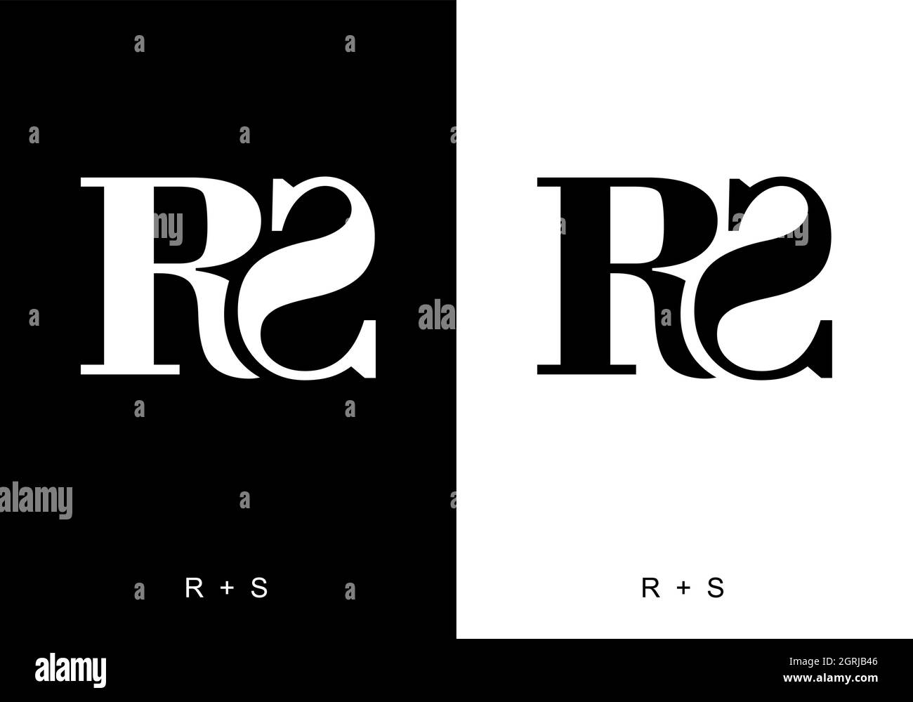 Letter rs vector vectors hi-res stock photography and images - Alamy