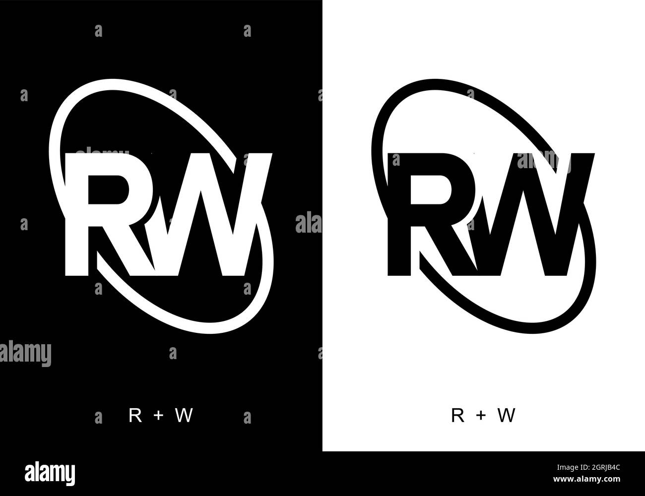 Letter r and w Black and White Stock Photos & Images - Alamy