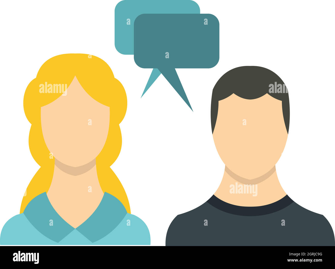 Mobile communication friends smart Stock Vector Images - Alamy