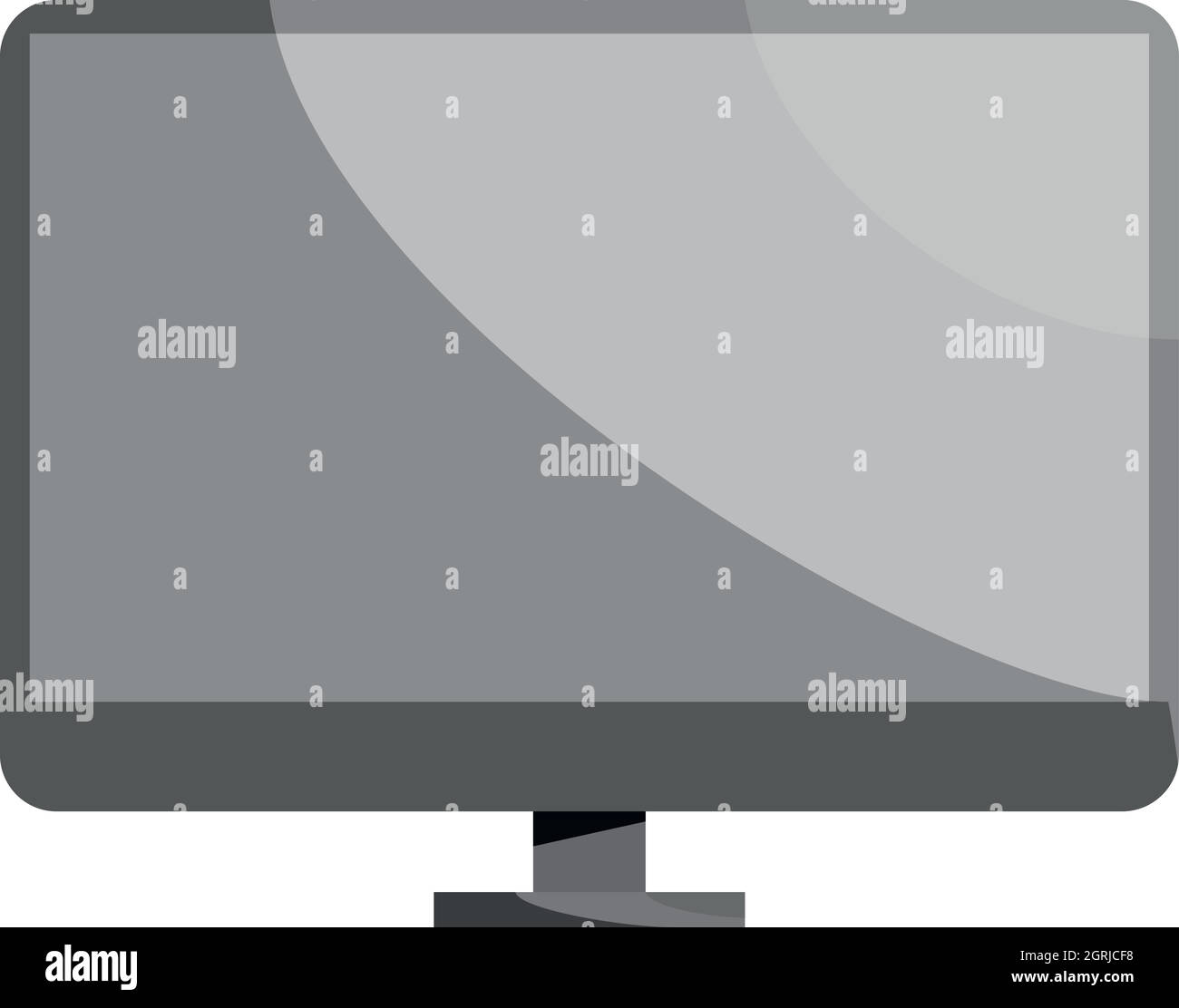 Monitor icon, black monochrome style Stock Vector Image & Art - Alamy