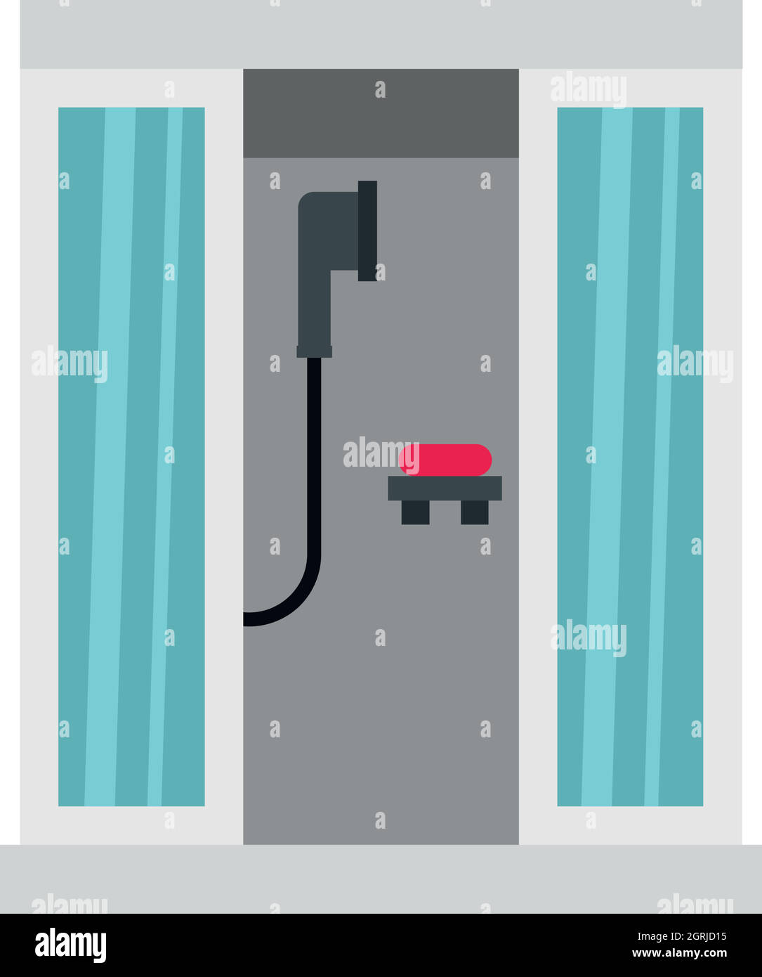 Shower icon symbol clean hi-res stock photography and images - Alamy