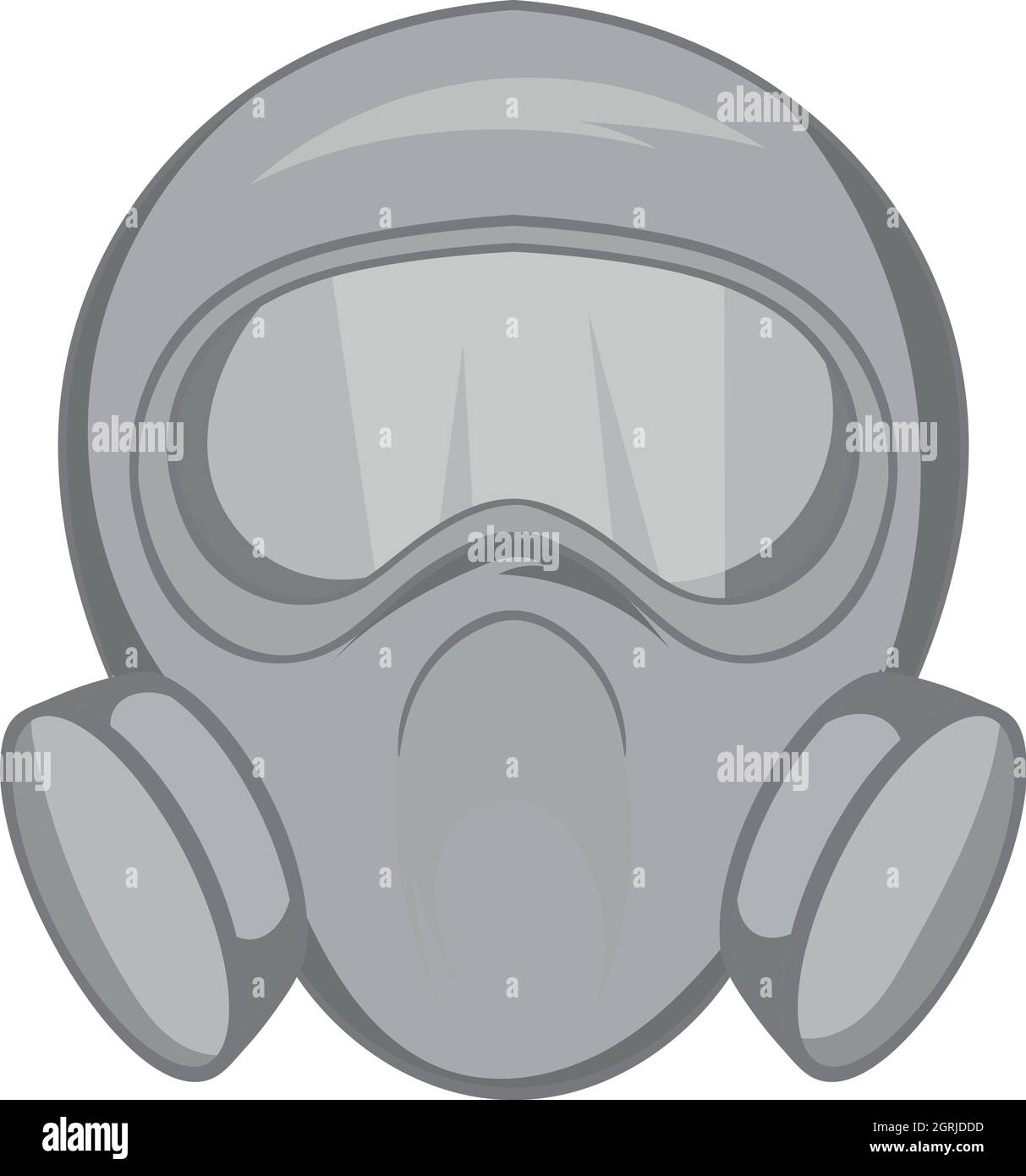 Gas mask icon, black monochrome style Stock Vector Image & Art - Alamy