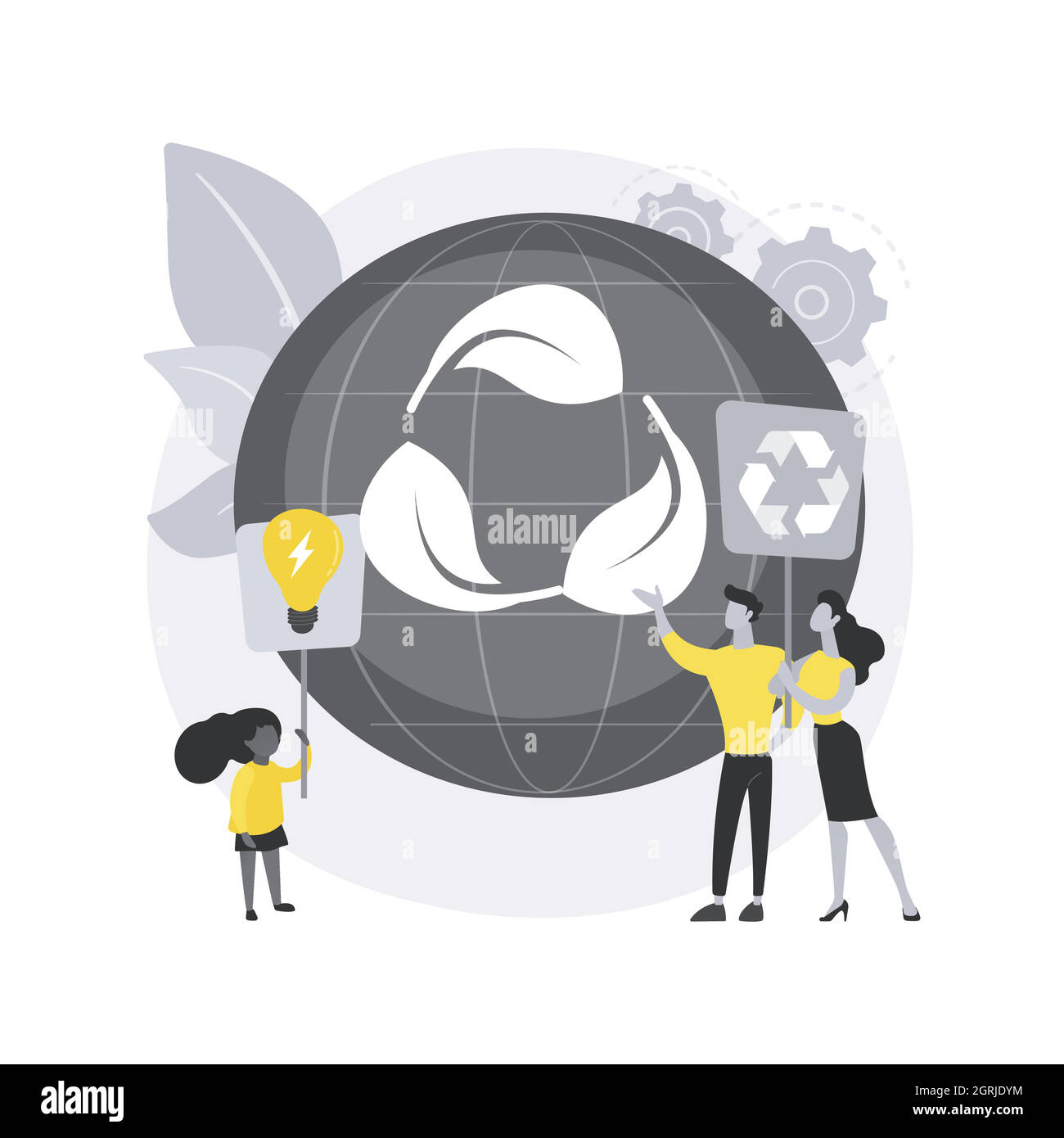 Resources protection abstract concept vector illustration Stock Vector ...