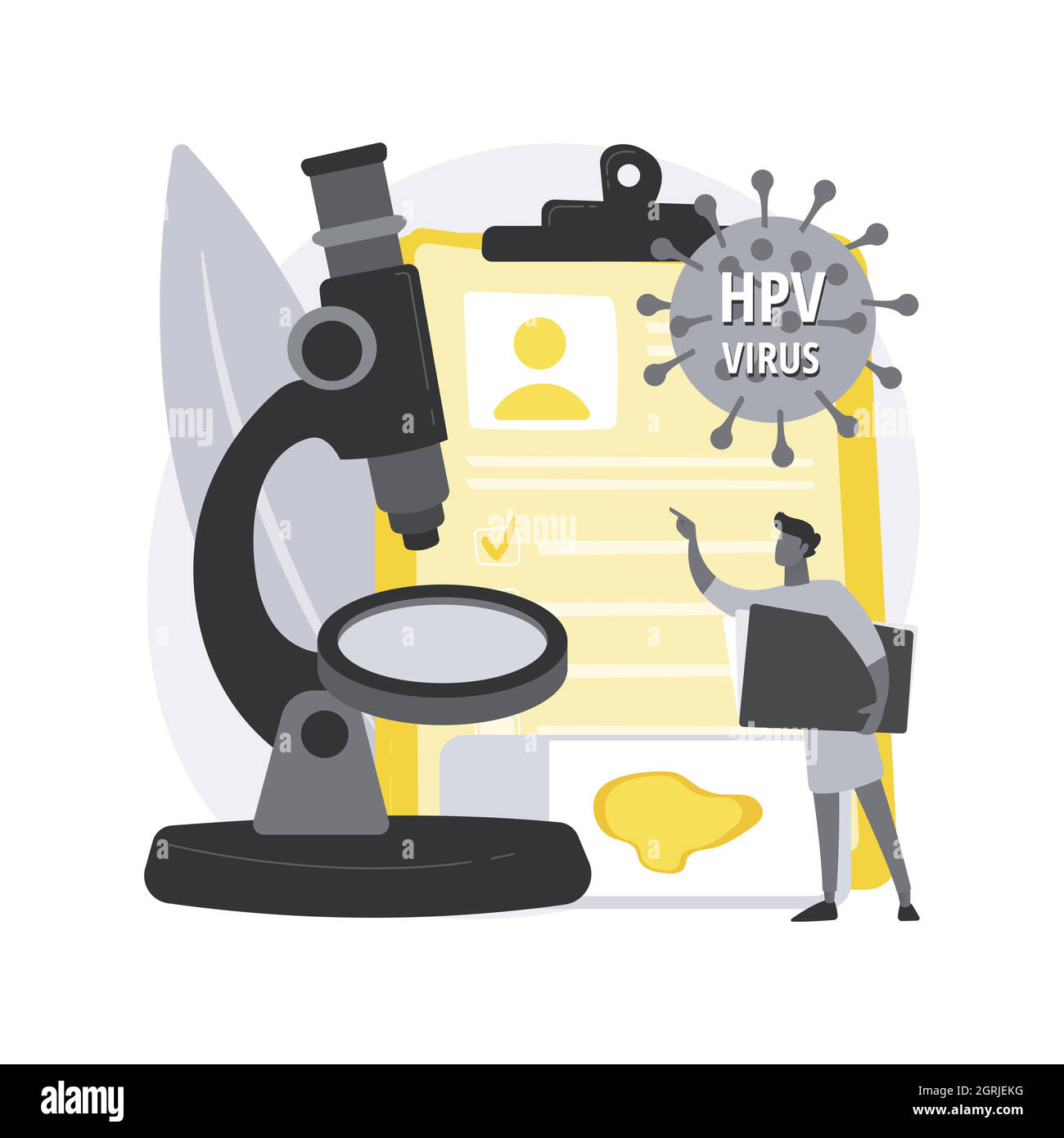 HPV test abstract concept vector illustration Stock Vector Image & Art ...