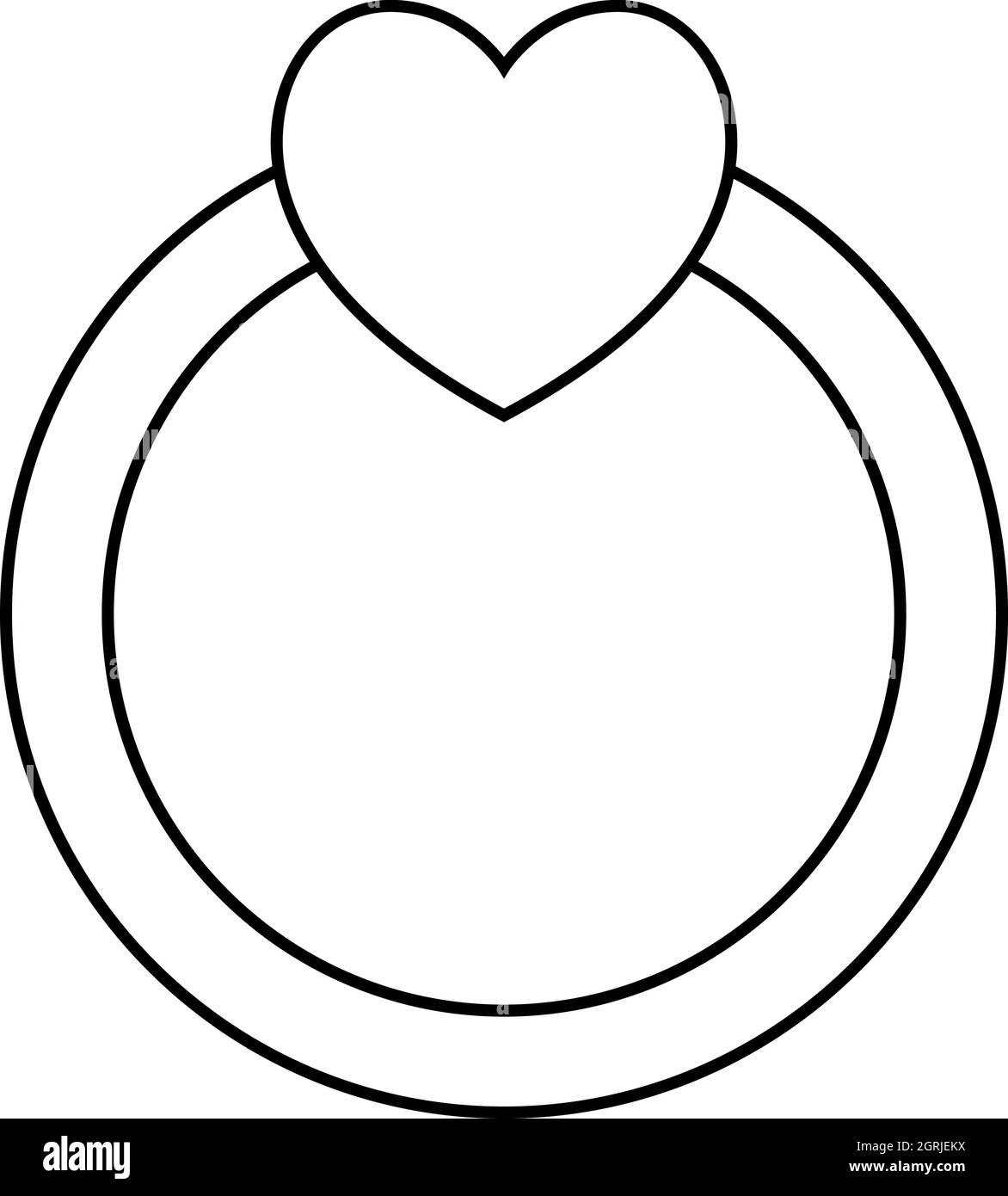 Ring of love Stock Vector Images - Alamy