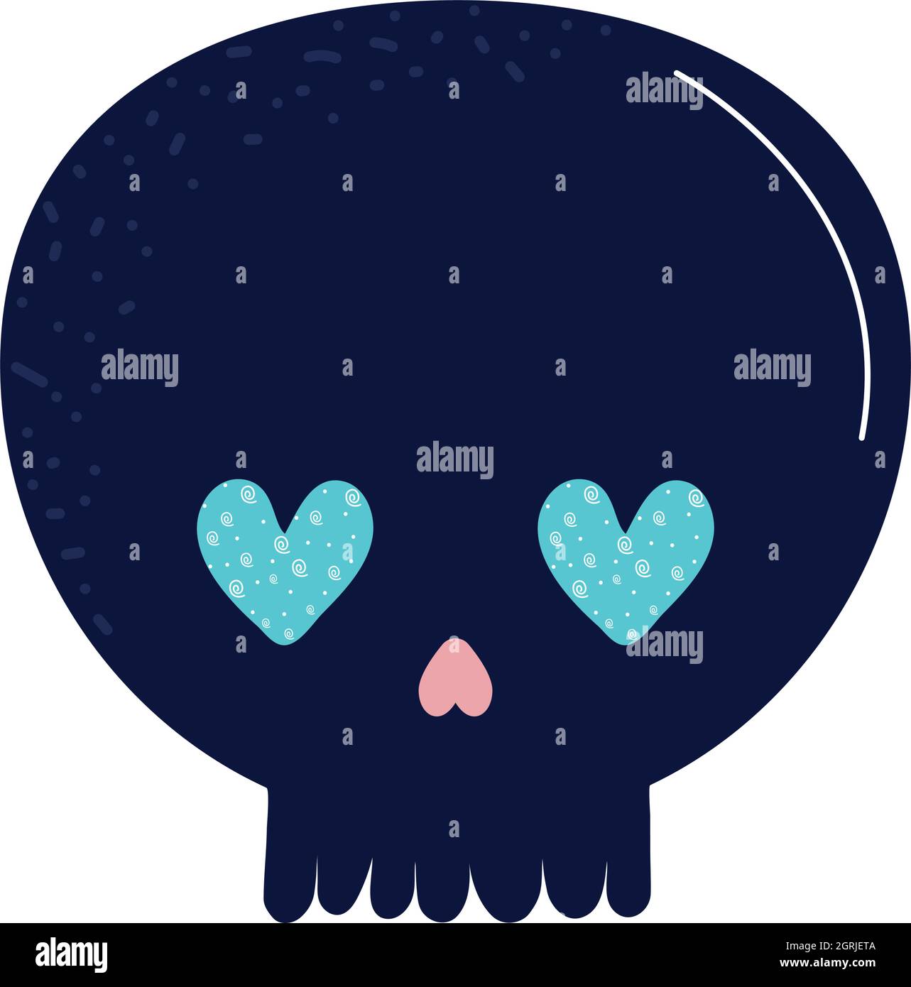 love skull design Stock Vector Image & Art - Alamy