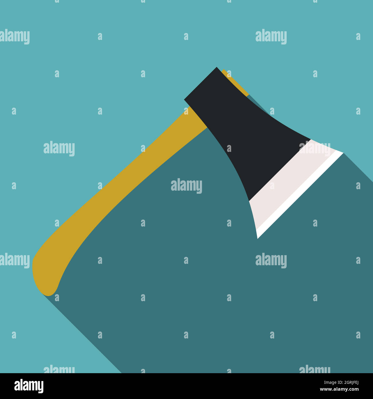 Axe icon, flat style Stock Vector Image & Art - Alamy