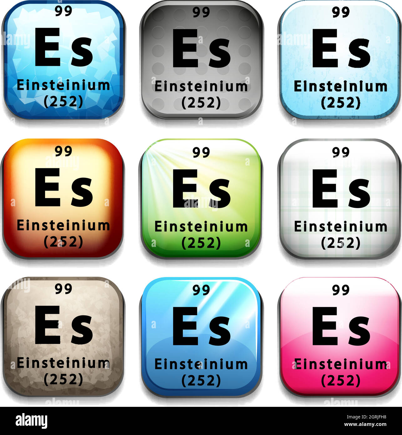 99 einsteinium Stock Vector Images - Alamy