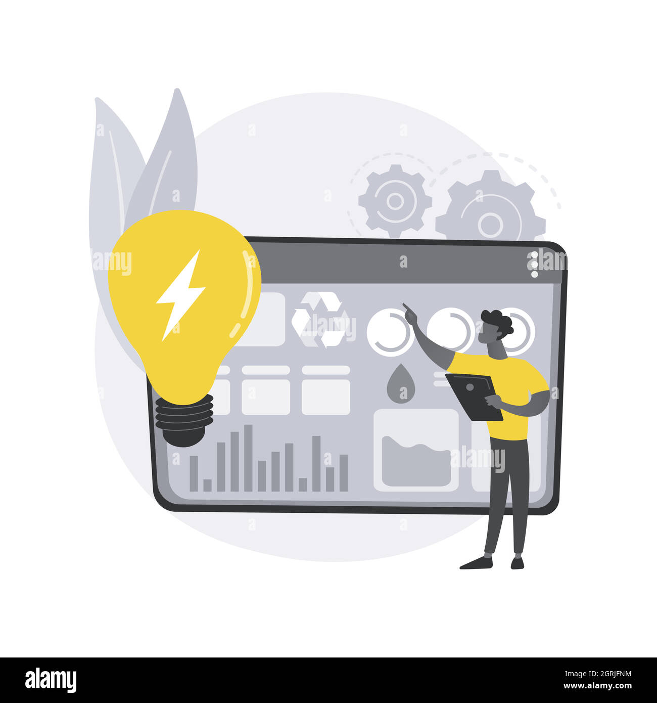 Management of resources abstract concept vector illustration Stock ...