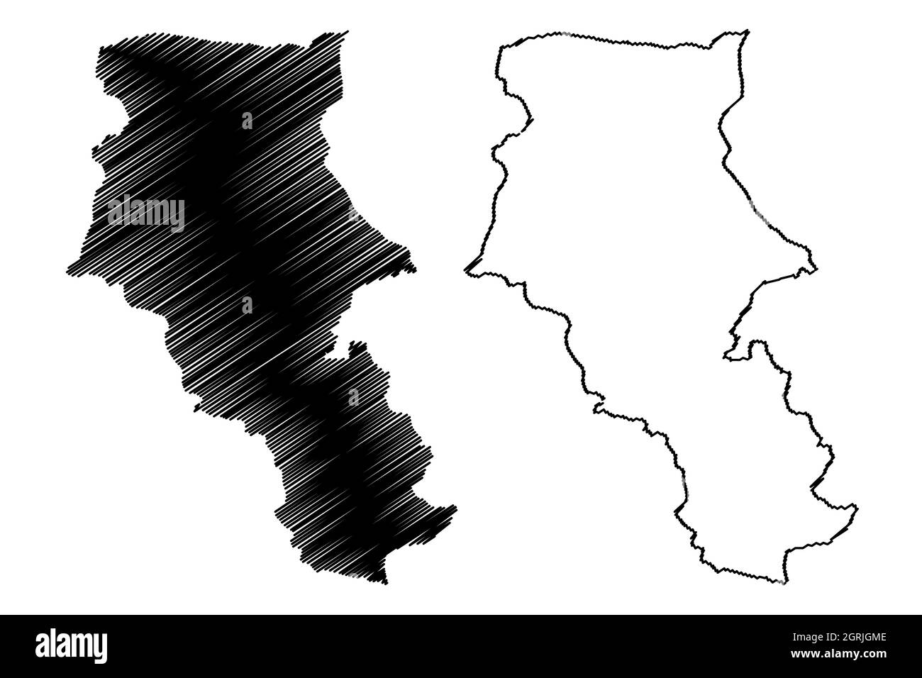 Garhwa district (Jharkhand State, Republic of India, Palamu division ...