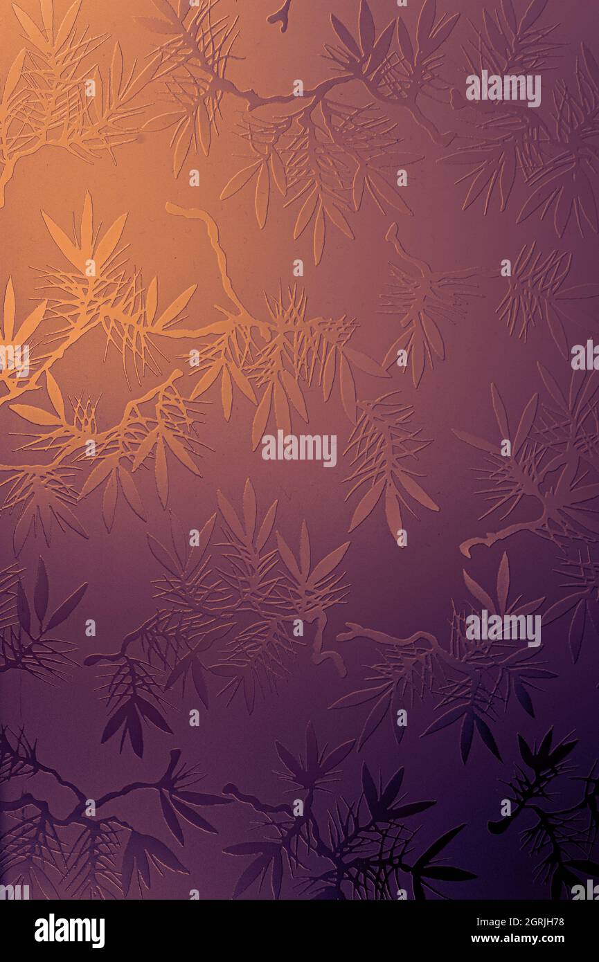 glass, sandblast, pattern, relief, transparent, fragile, window Stock ...