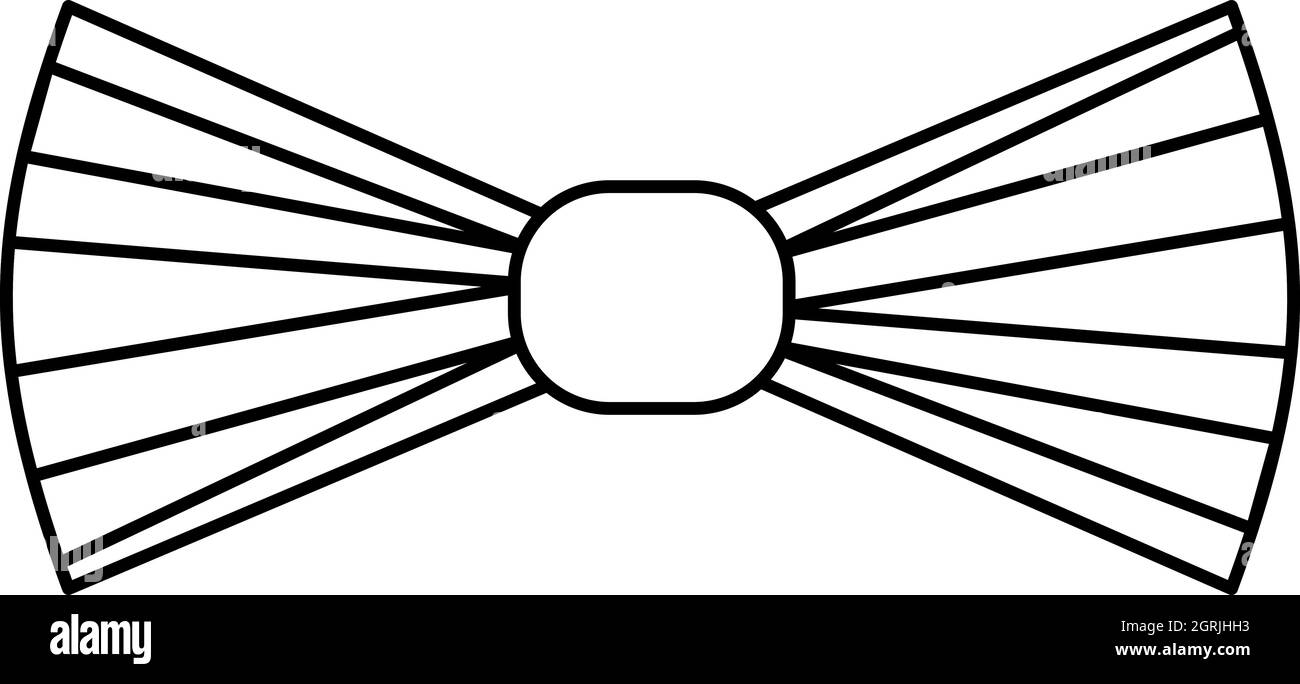 Bow icon, outline style Stock Vector Image & Art - Alamy