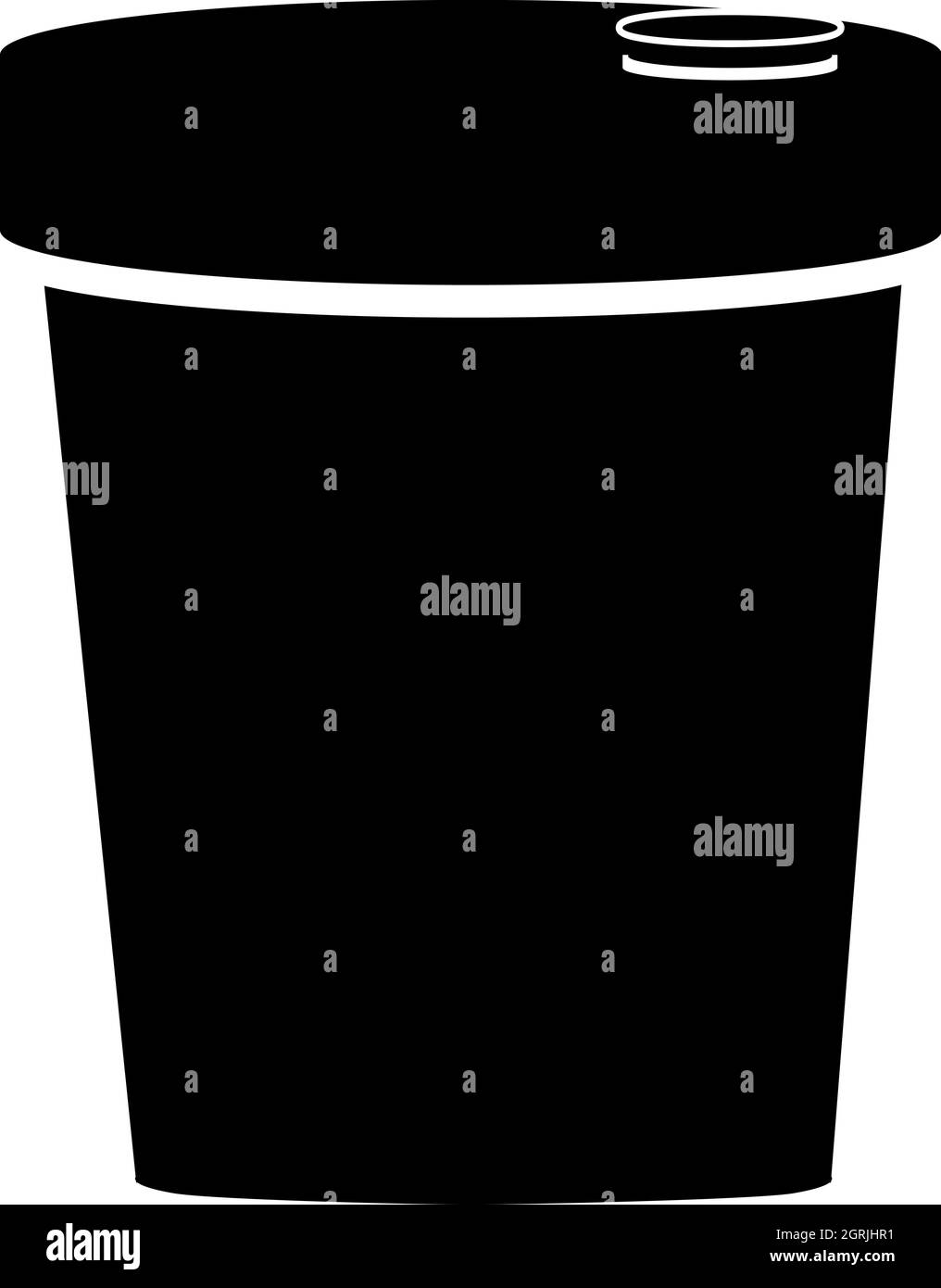 Paper glass icon, simple style Stock Vector Image & Art - Alamy