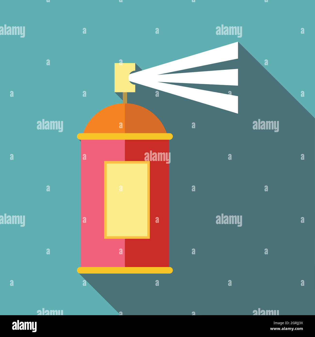 Spray icon, flat style Stock Vector Image & Art - Alamy