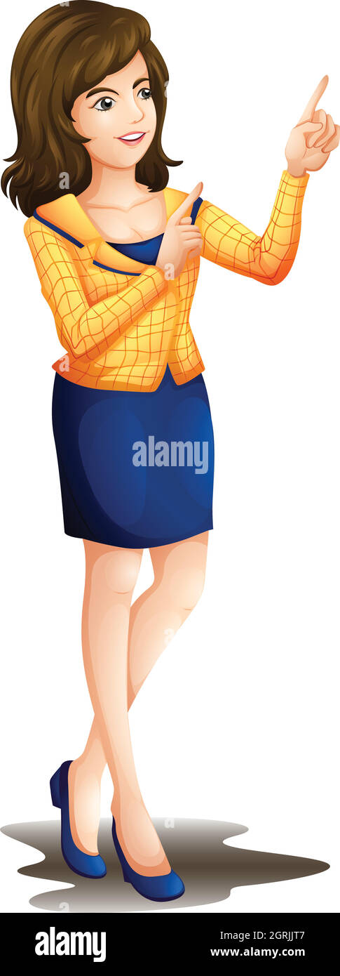 Wearing business casual Stock Vector Images - Alamy