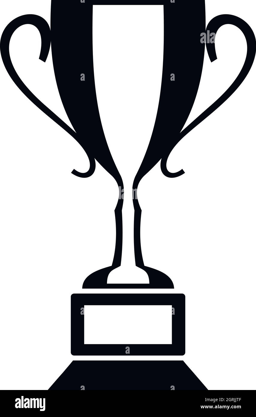 Trophy cup icon, simple style Stock Vector Image & Art - Alamy