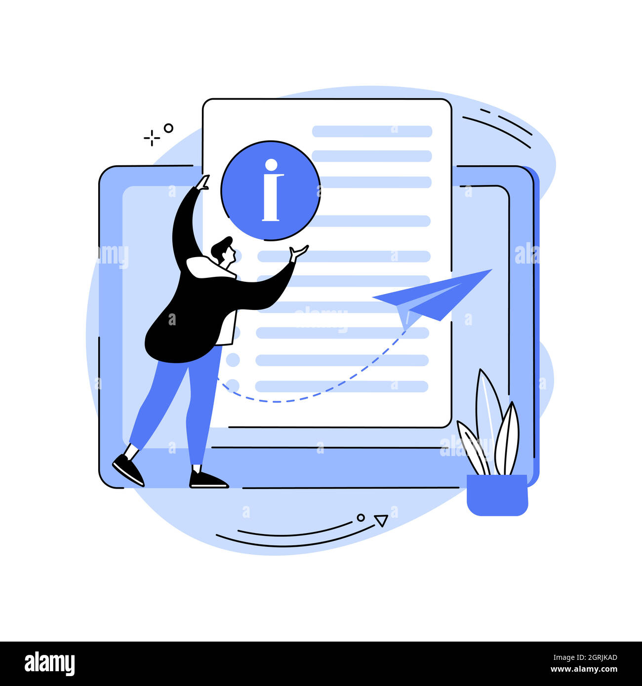 User guide abstract concept vector illustration Stock Vector Image ...