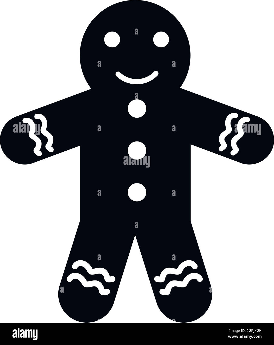 Happy man decorated xmas Stock Vector Images - Alamy