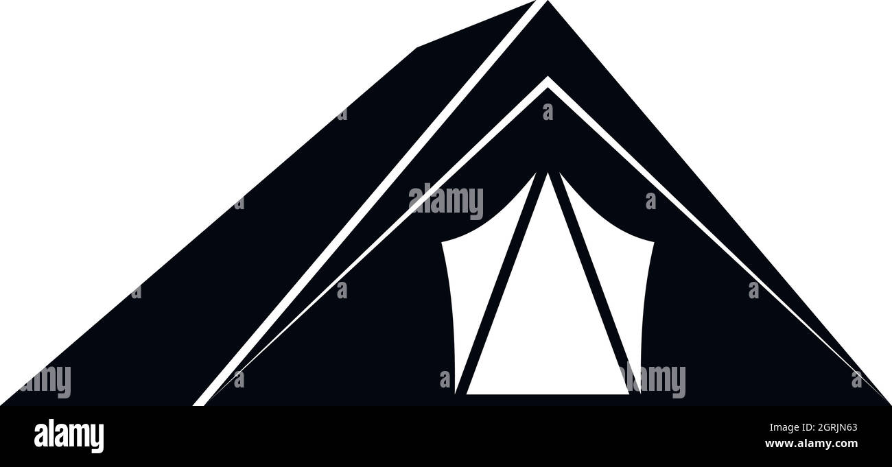 Tent icon in simple style Stock Vector Image & Art - Alamy