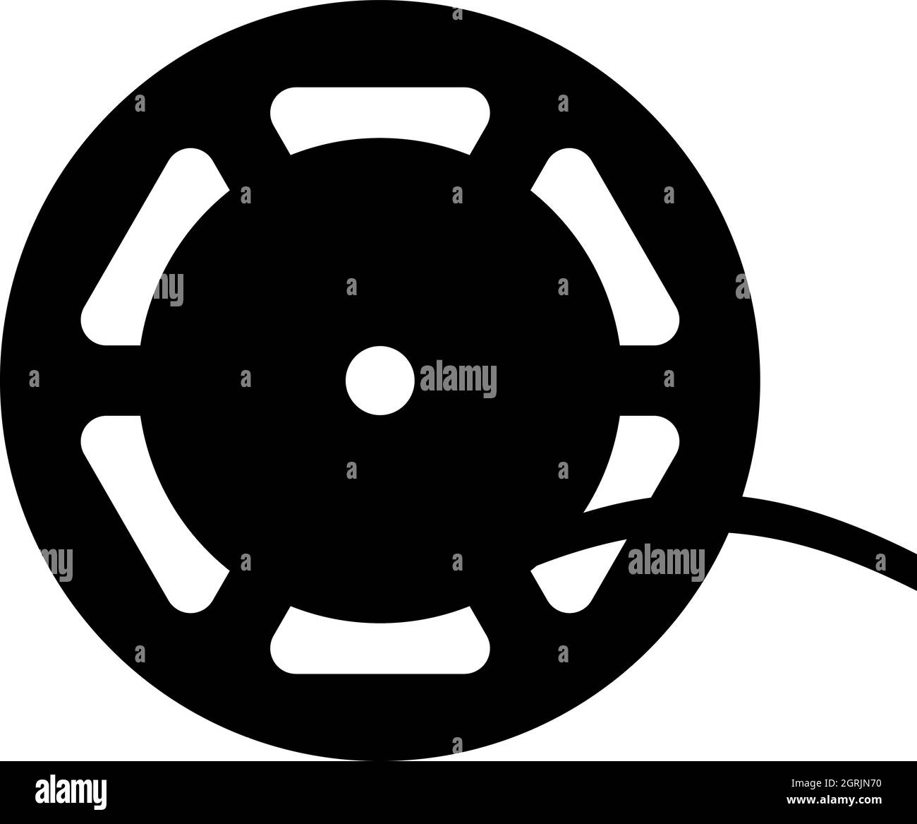 Reel icon, simple style Stock Vector Image & Art - Alamy