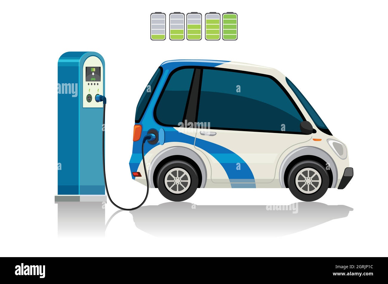 Car charging icon Stock Vector Images - Alamy