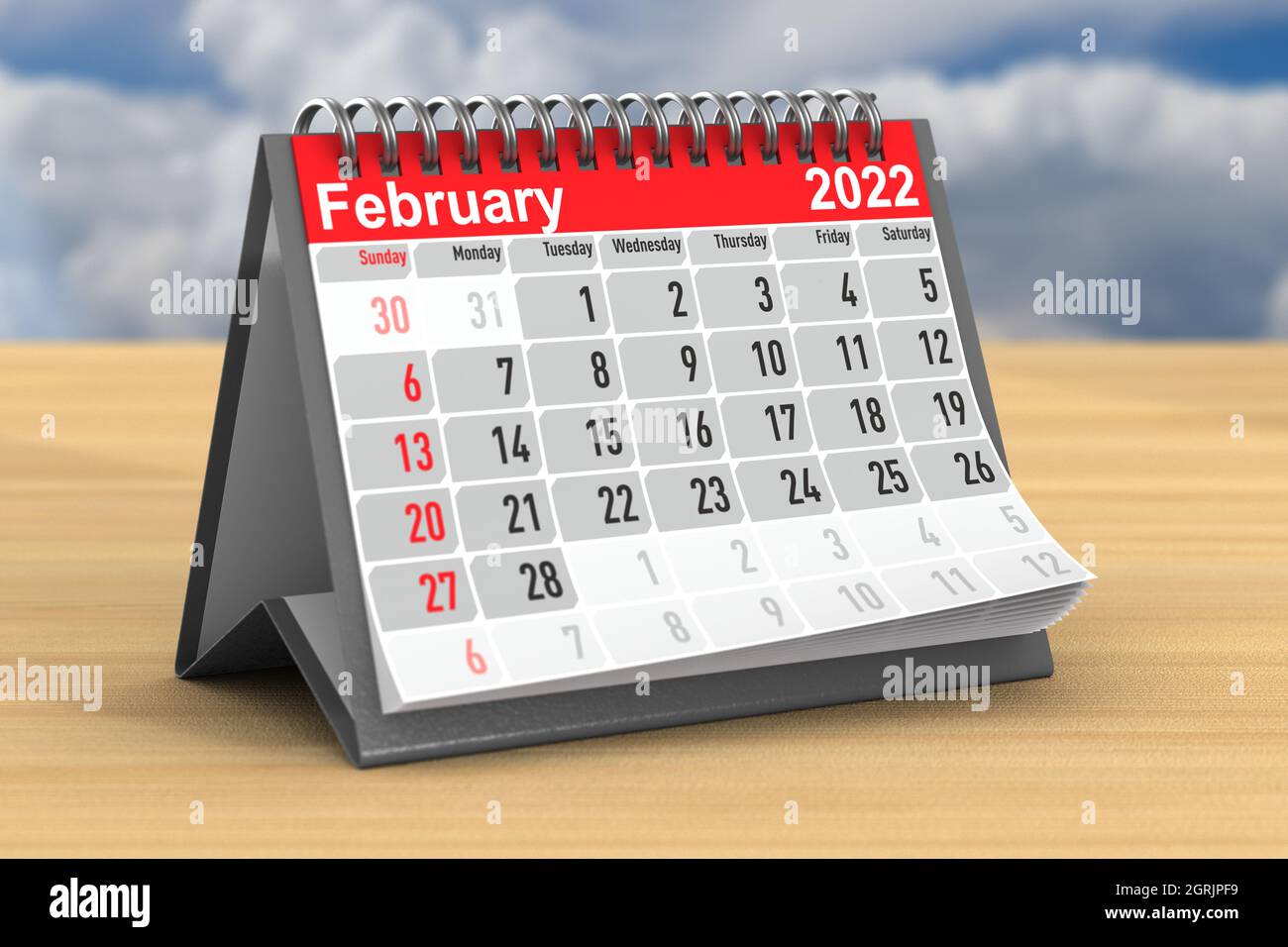 February 2022 Clipart