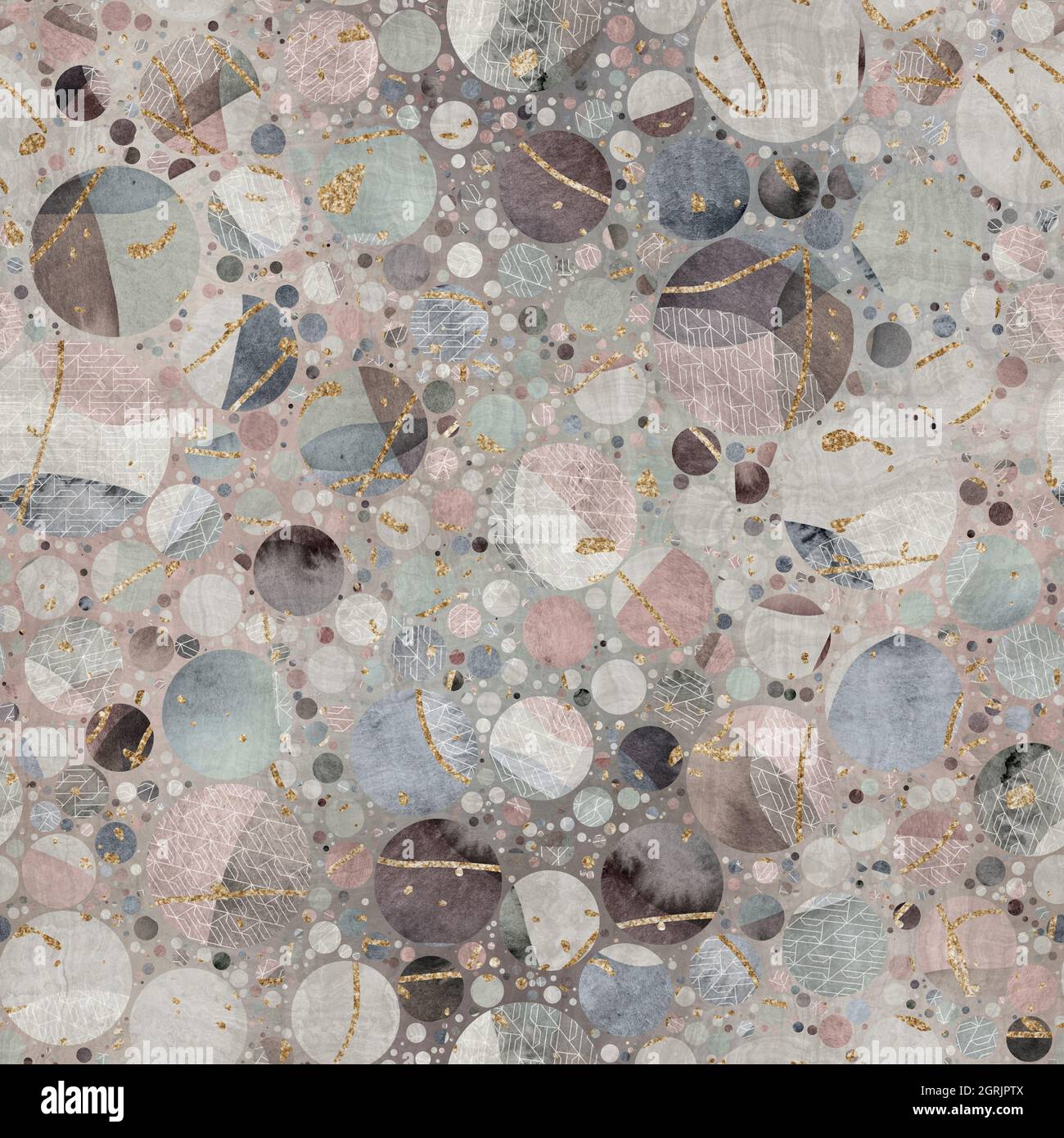 Seamless abstract textured circle pattern for surface print Stock Photo ...