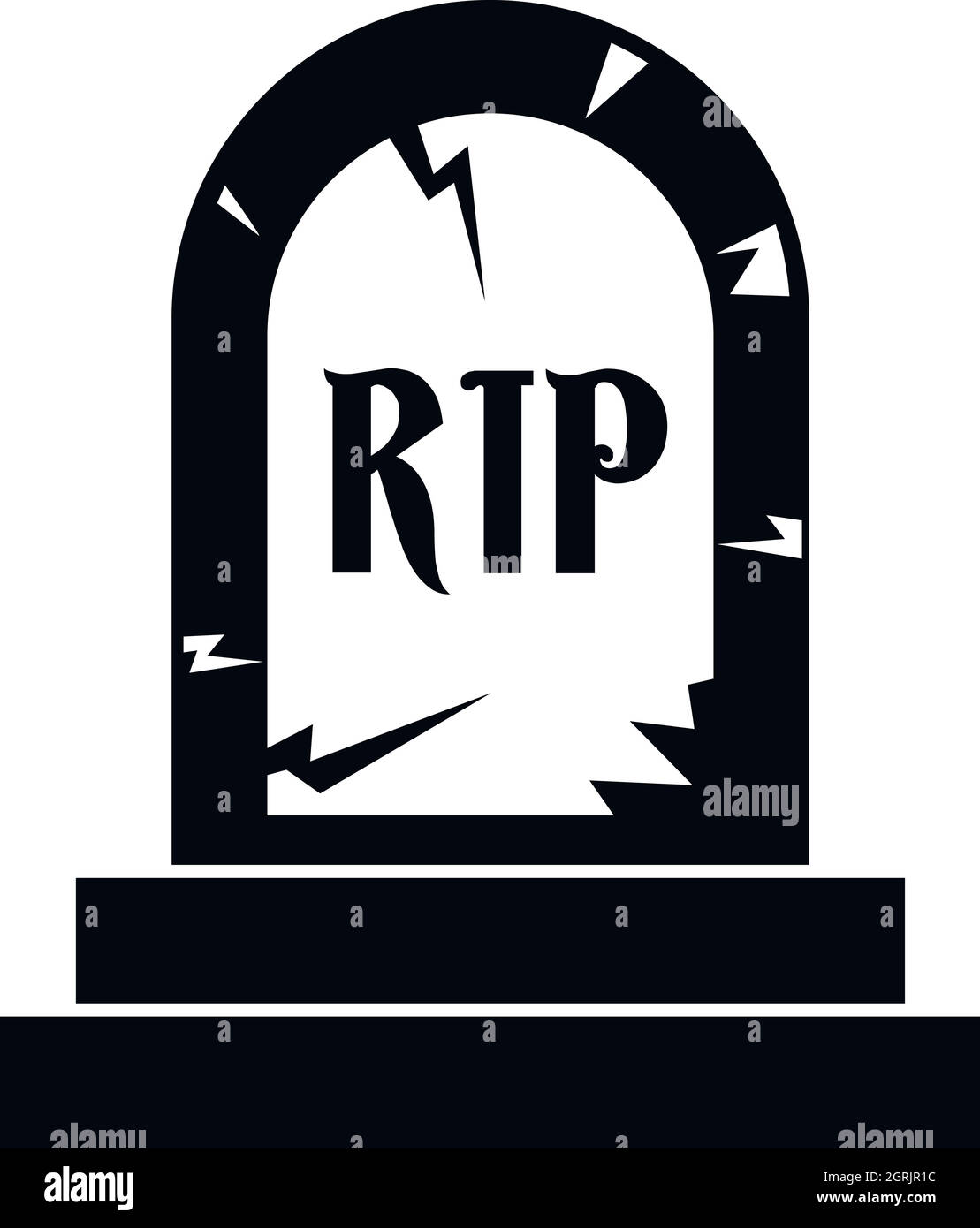 Rip in memorial funeral Stock Vector Images - Alamy