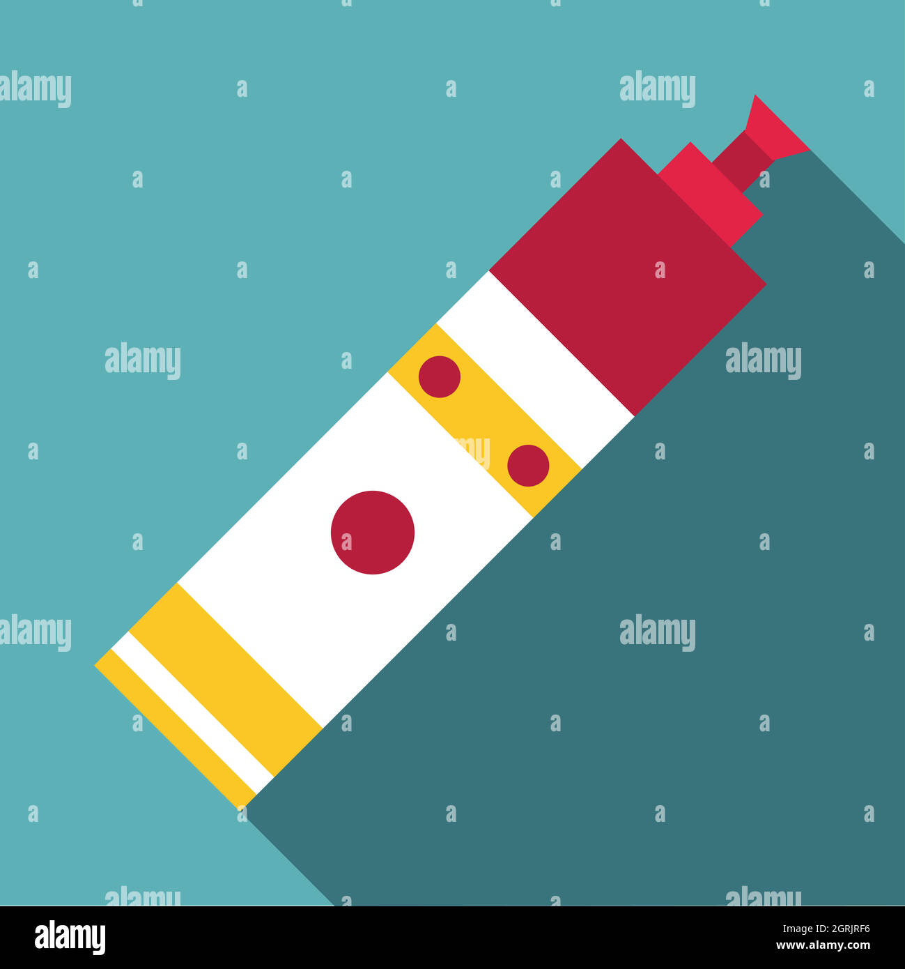 Syringe flat icon logo hi-res stock photography and images - Alamy