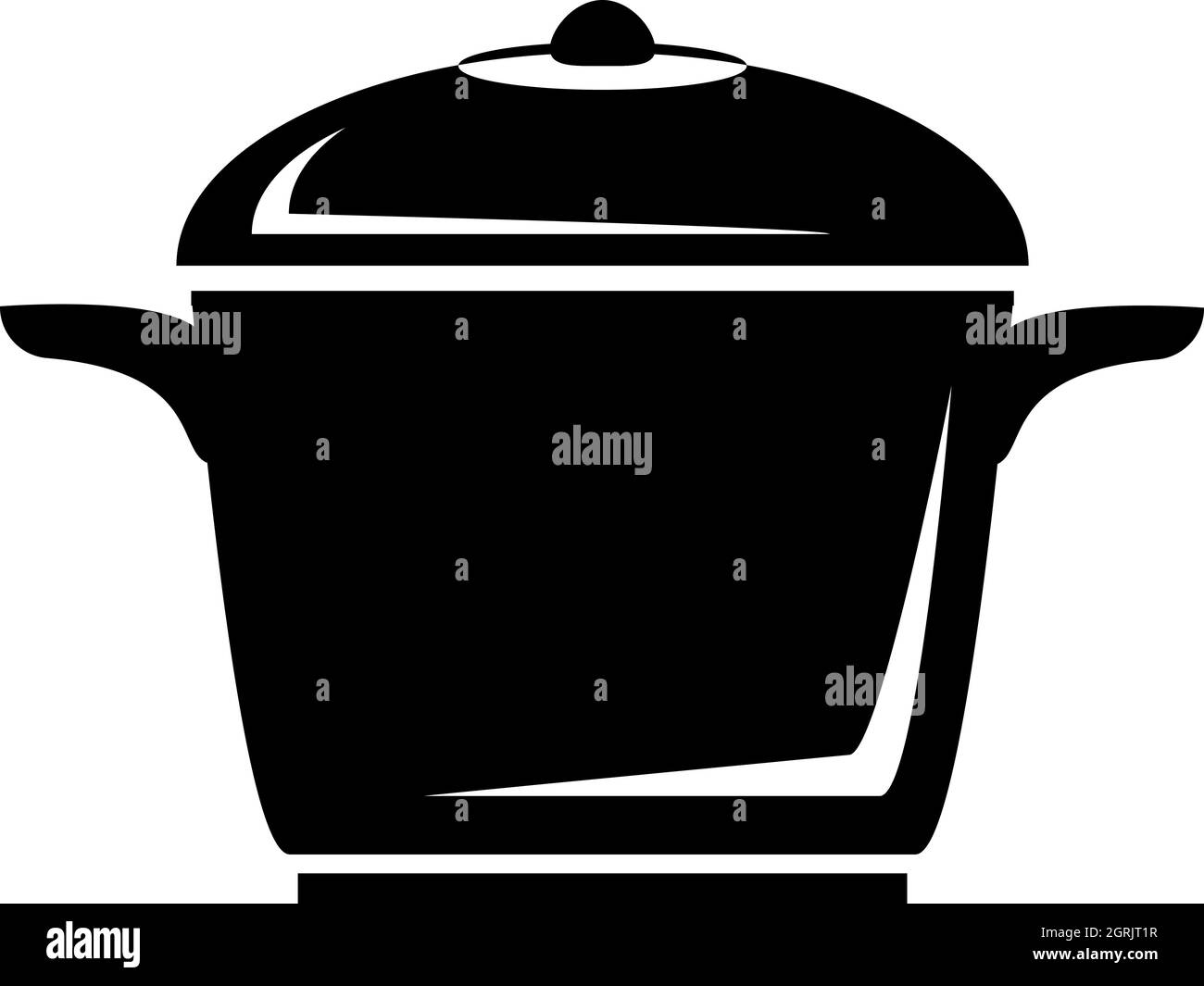 Enameled pot icon, simple style Stock Vector Image & Art - Alamy