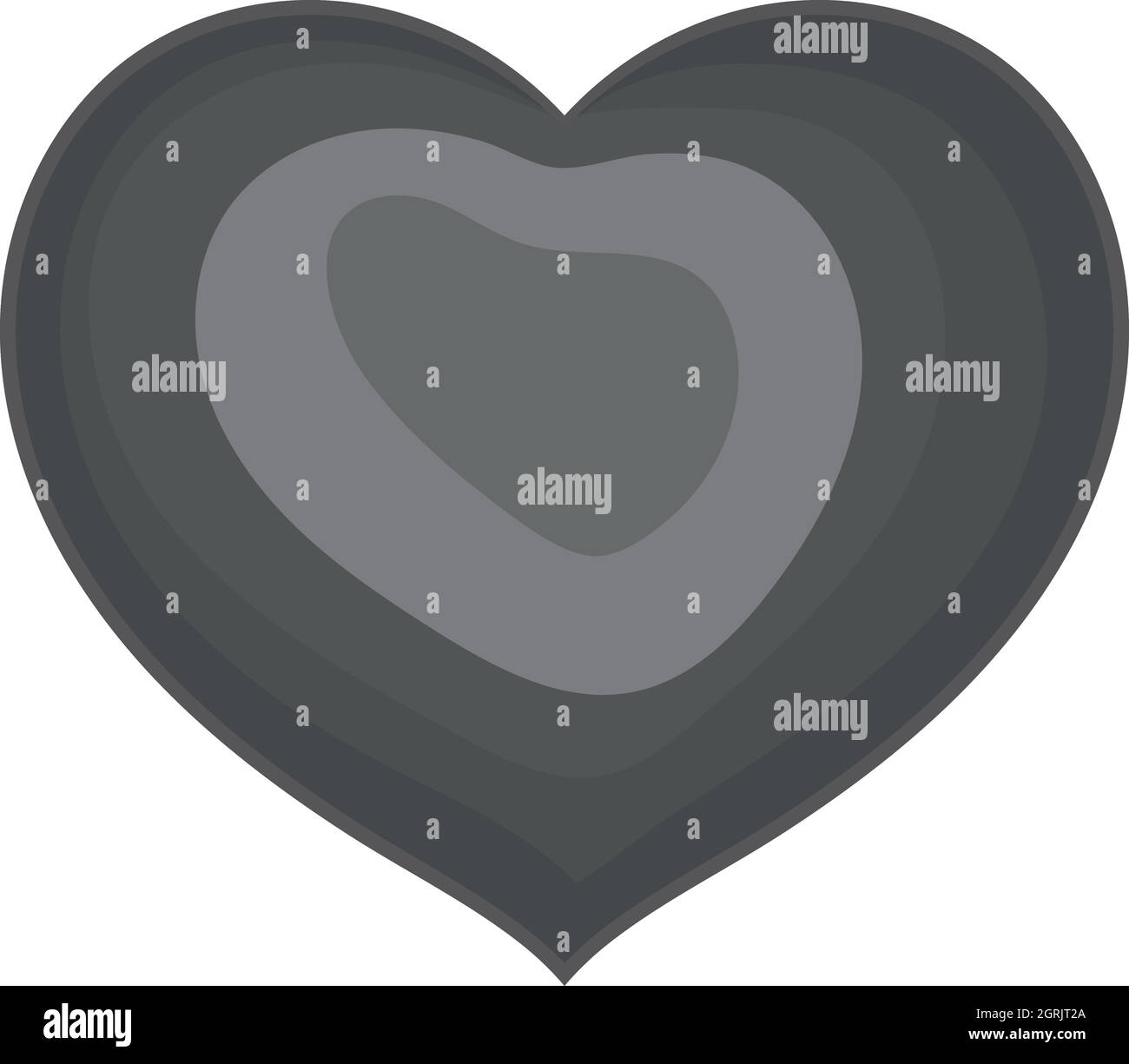 Heart black icon holiday Stock Vector Images - Alamy