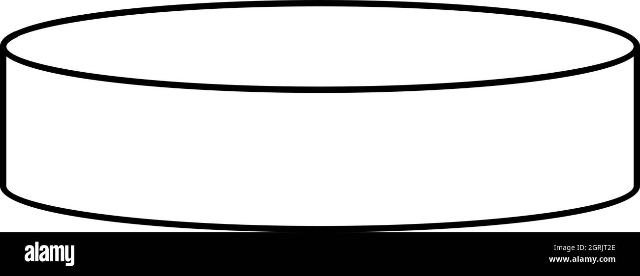 Hockey Puck Outline