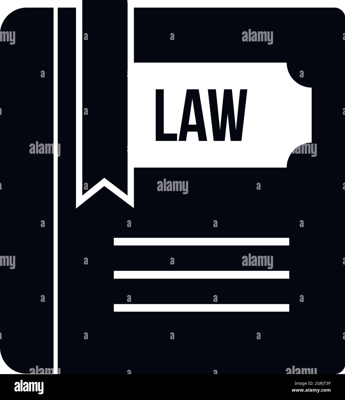 Law concept black text Stock Vector Images - Alamy