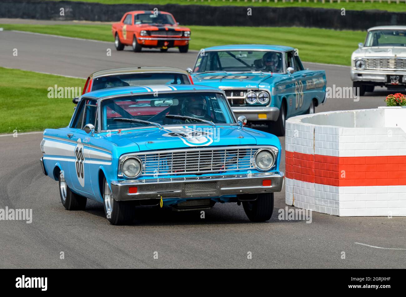 1964 Ford Falcon Sprint classic, vintage race car, racing in the Shelby ...