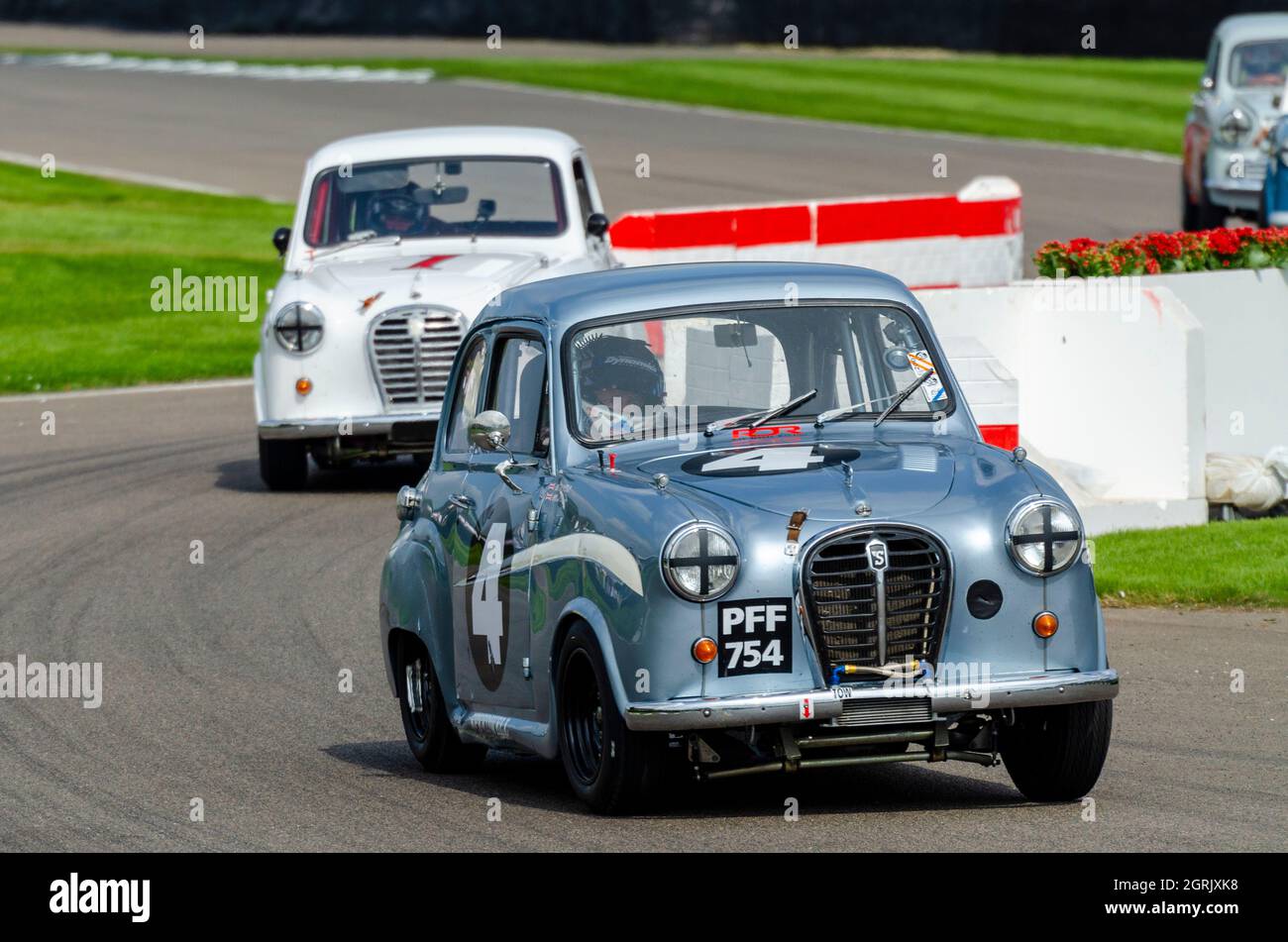 1958 Austin A35 classic, vintage race car, racing in the St Mary’s ...