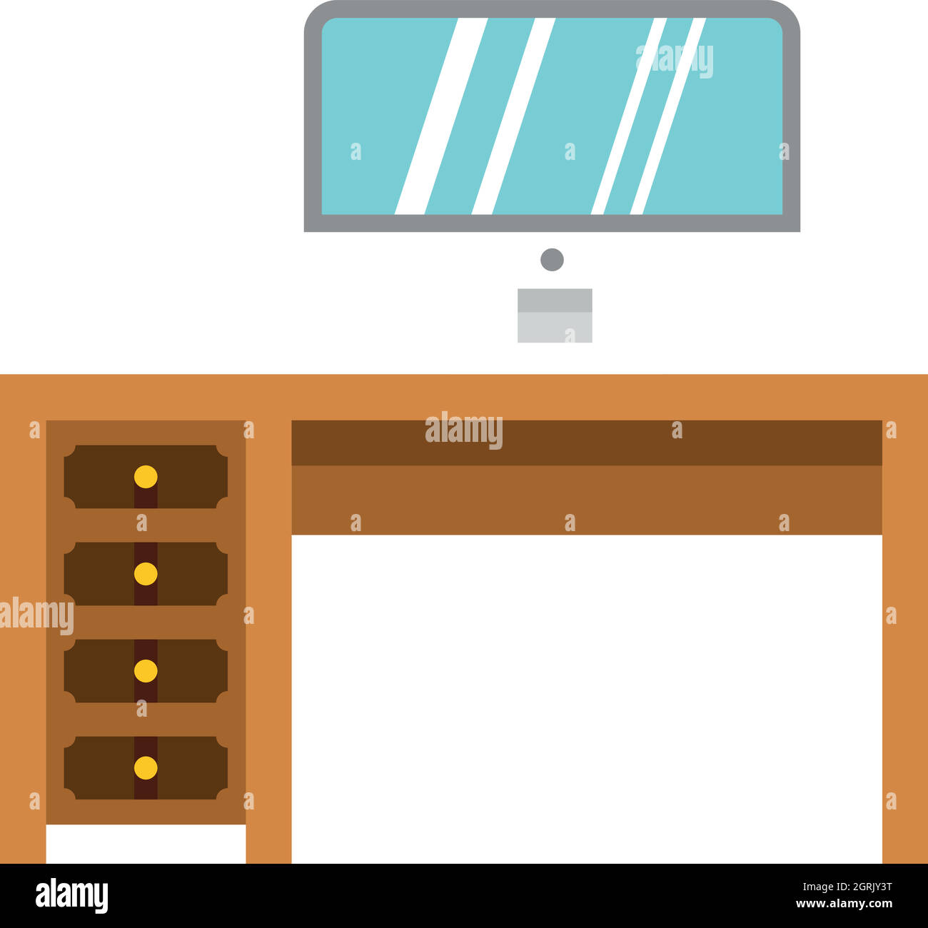 Computer isolated Stock Vector Images - Alamy