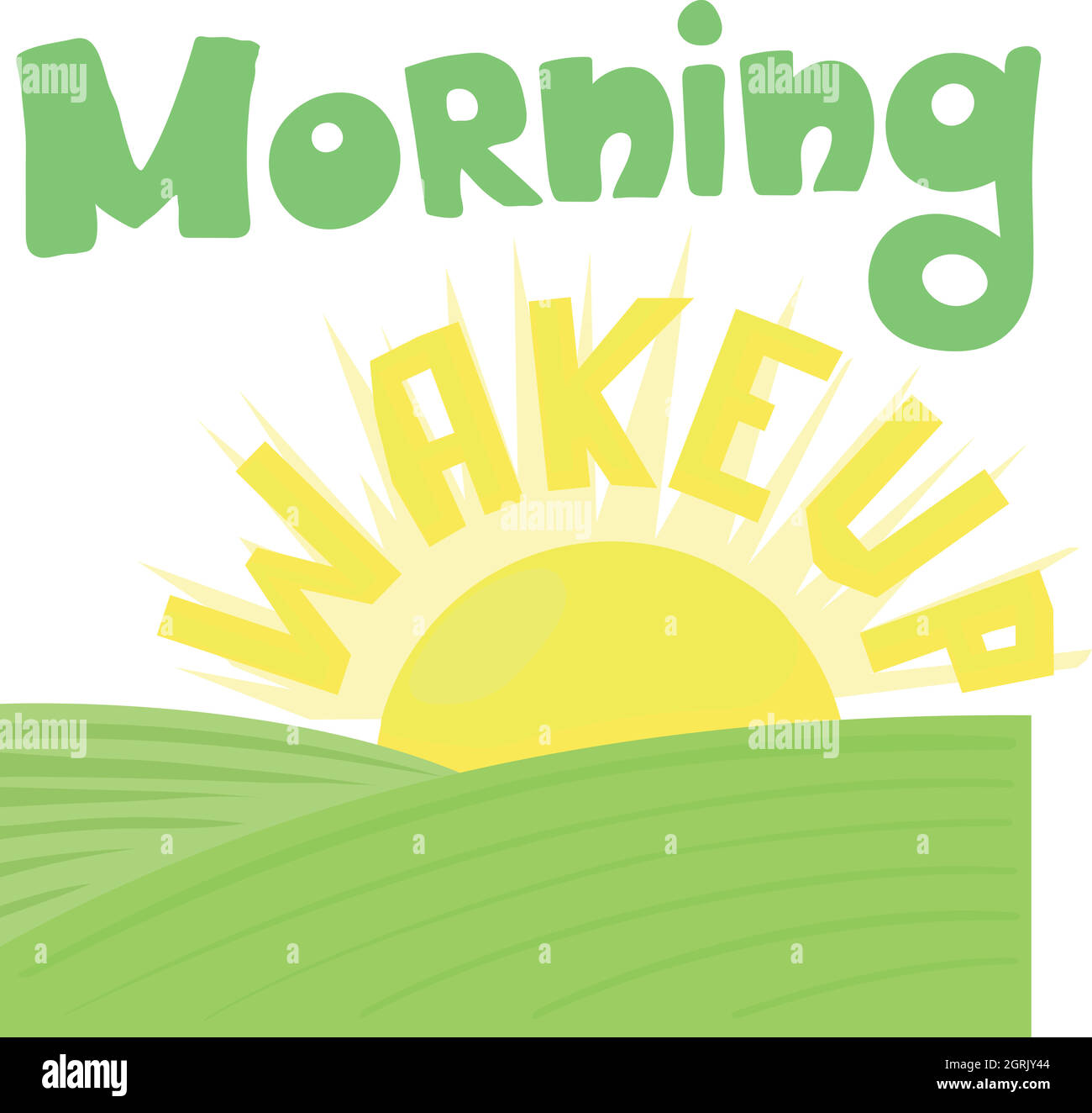Morning wakeup icon, cartoon style Stock Vector Image & Art - Alamy