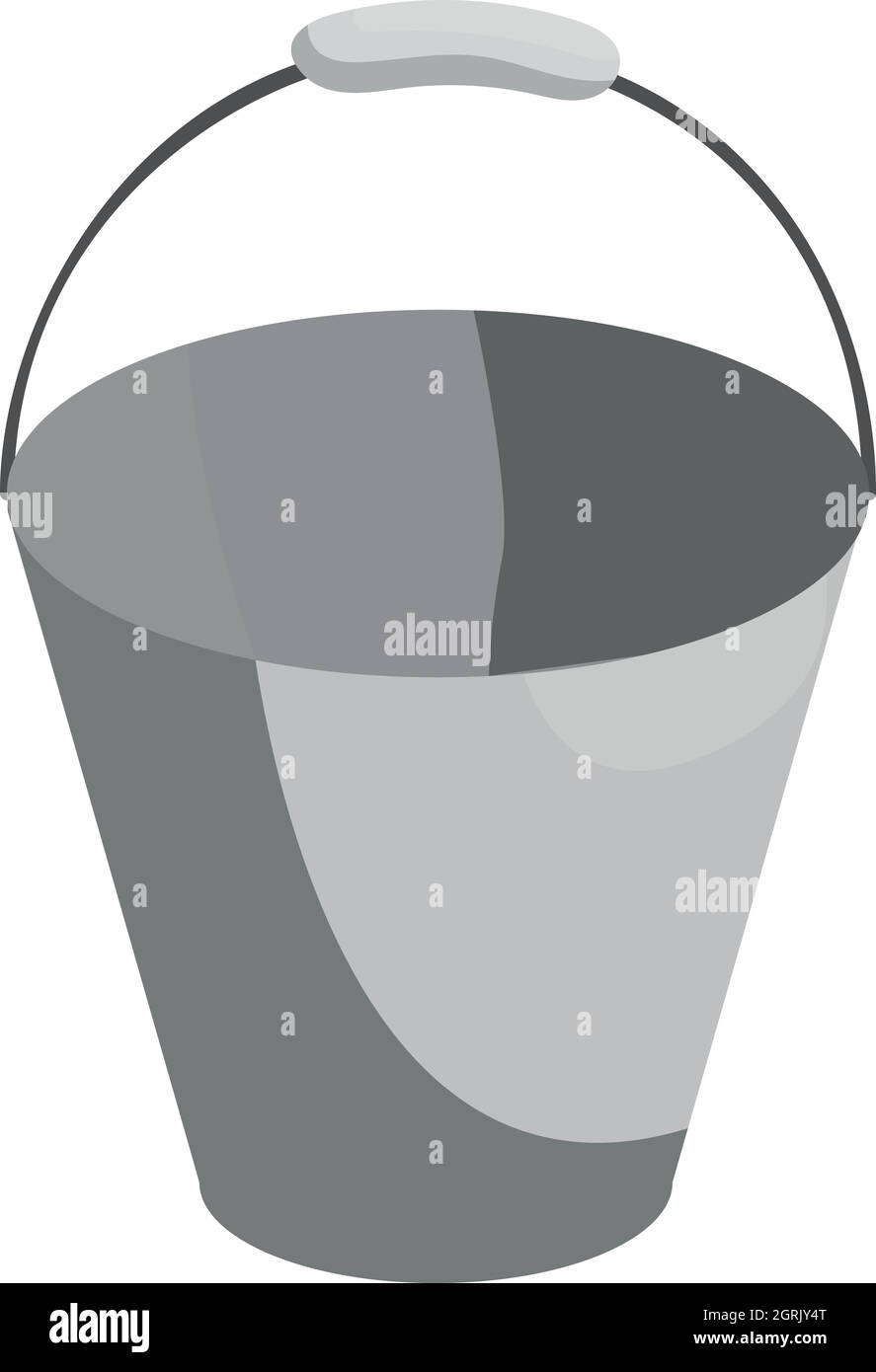 Bucket icon, black monochrome style Stock Vector Image & Art - Alamy