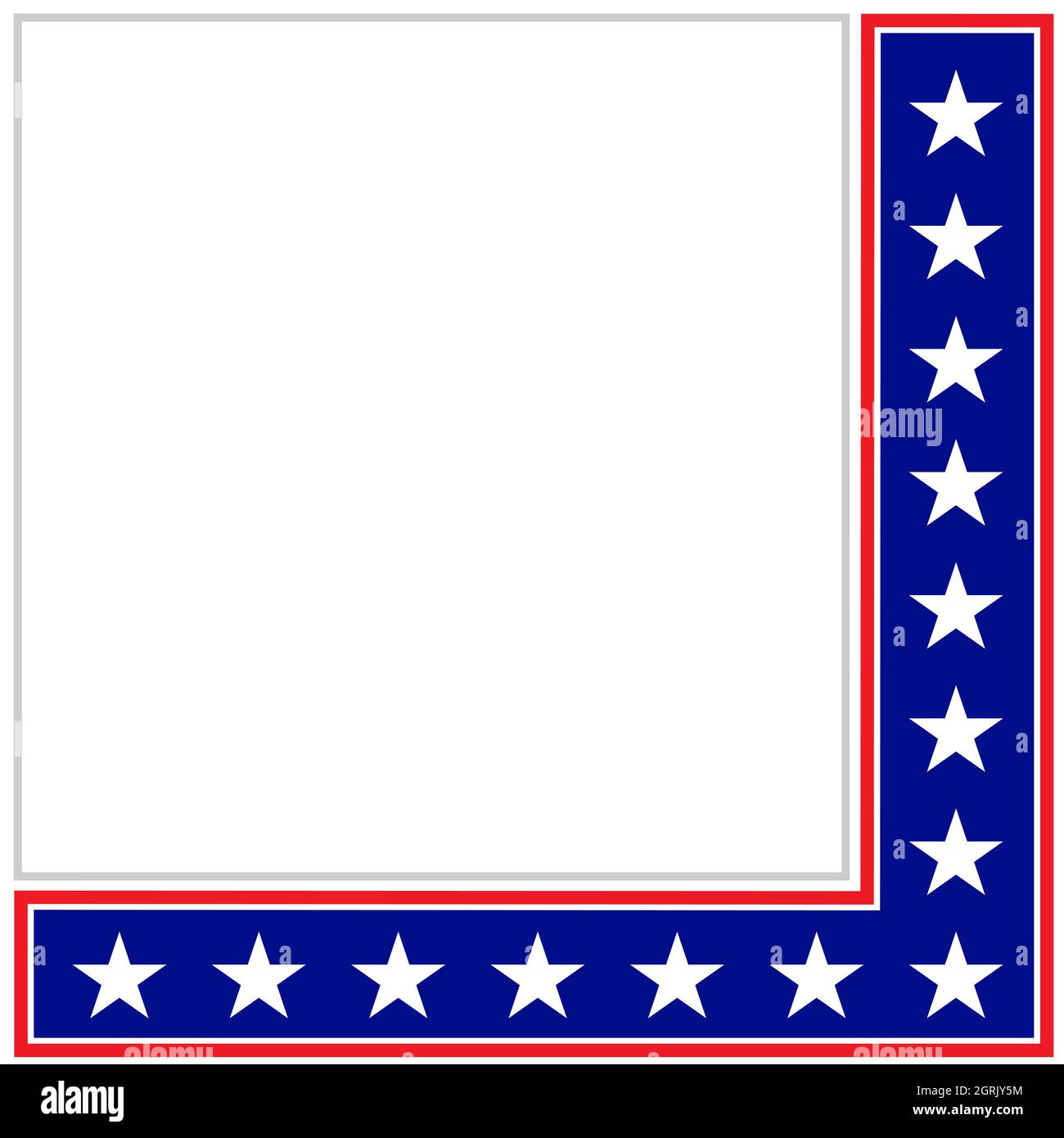 Blue Corner Border Design