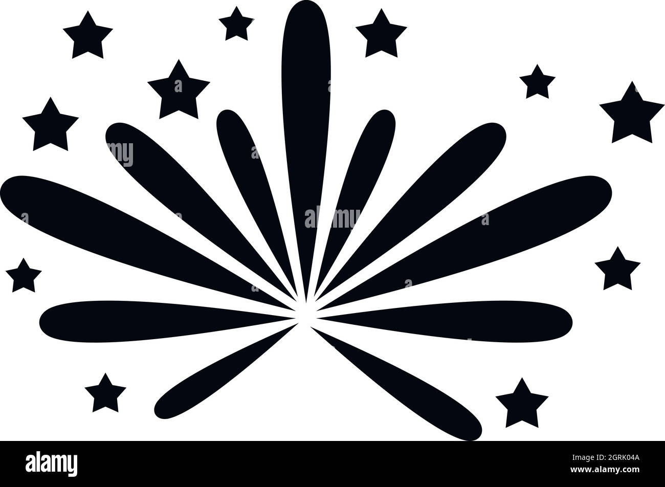 Fireworks icon, simple style Stock Vector Image & Art - Alamy